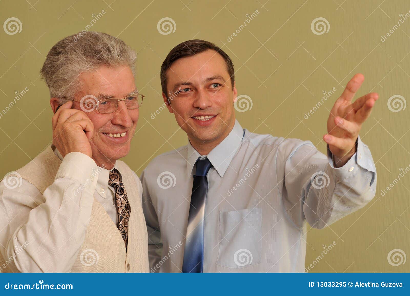 Two businessman standing stock image. Image of necktie - 13033295