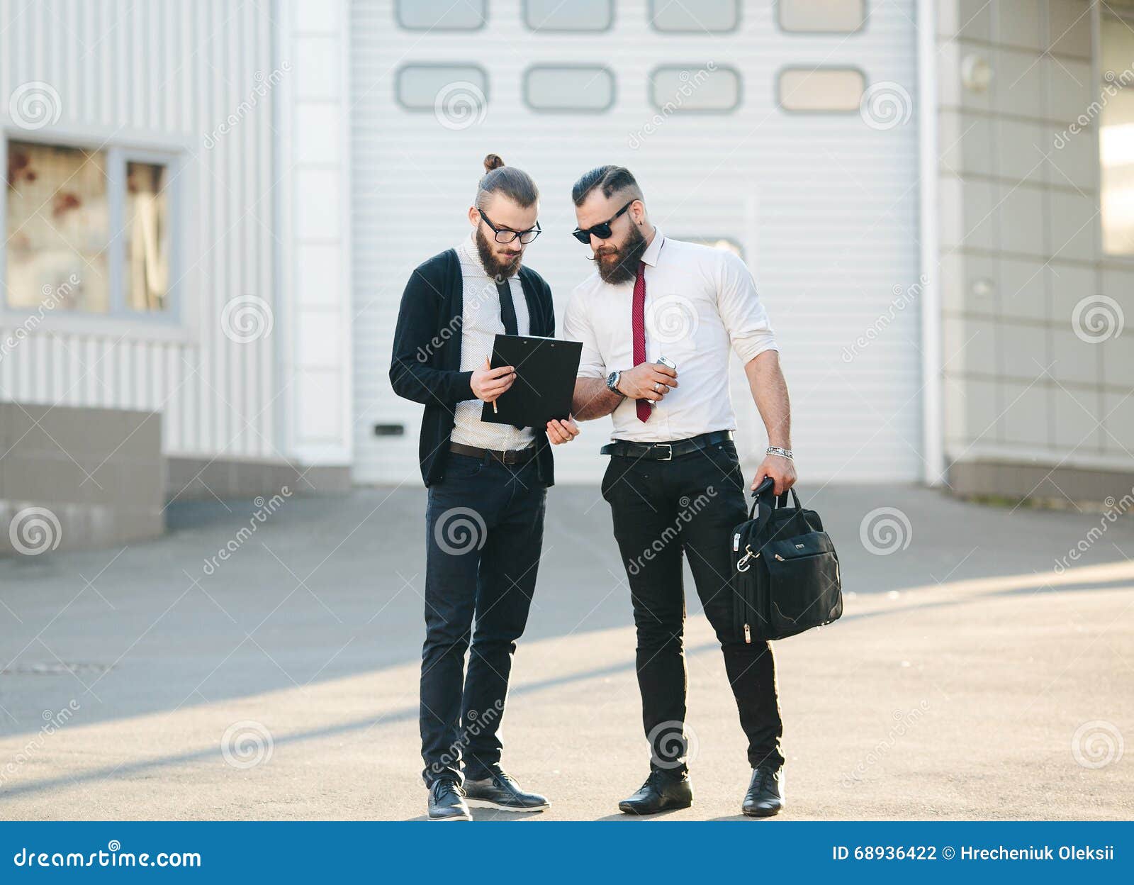 Two businessman at work stock photo. Image of businessman - 68936422