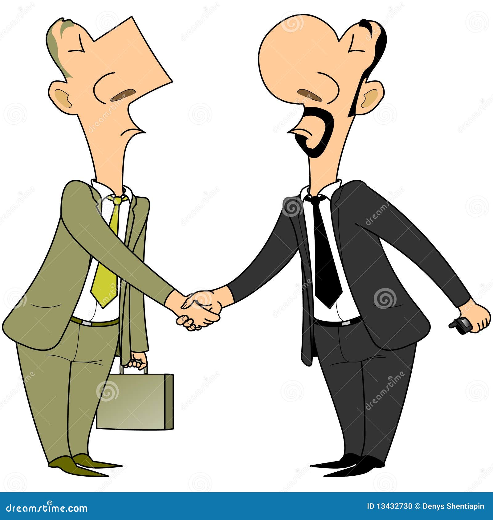 Two businessmen stock vector. Illustration of jacket - 13432730