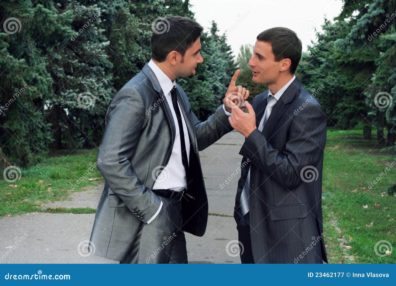 Two businessmen arguing stock image. Image of democratic - 23462177