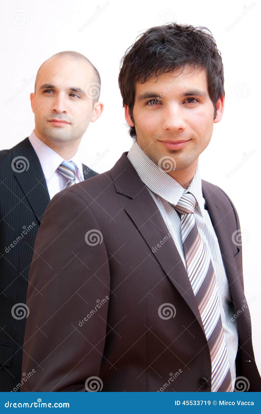Two businessmen stock image. Image of work, team, businessmen - 45533719