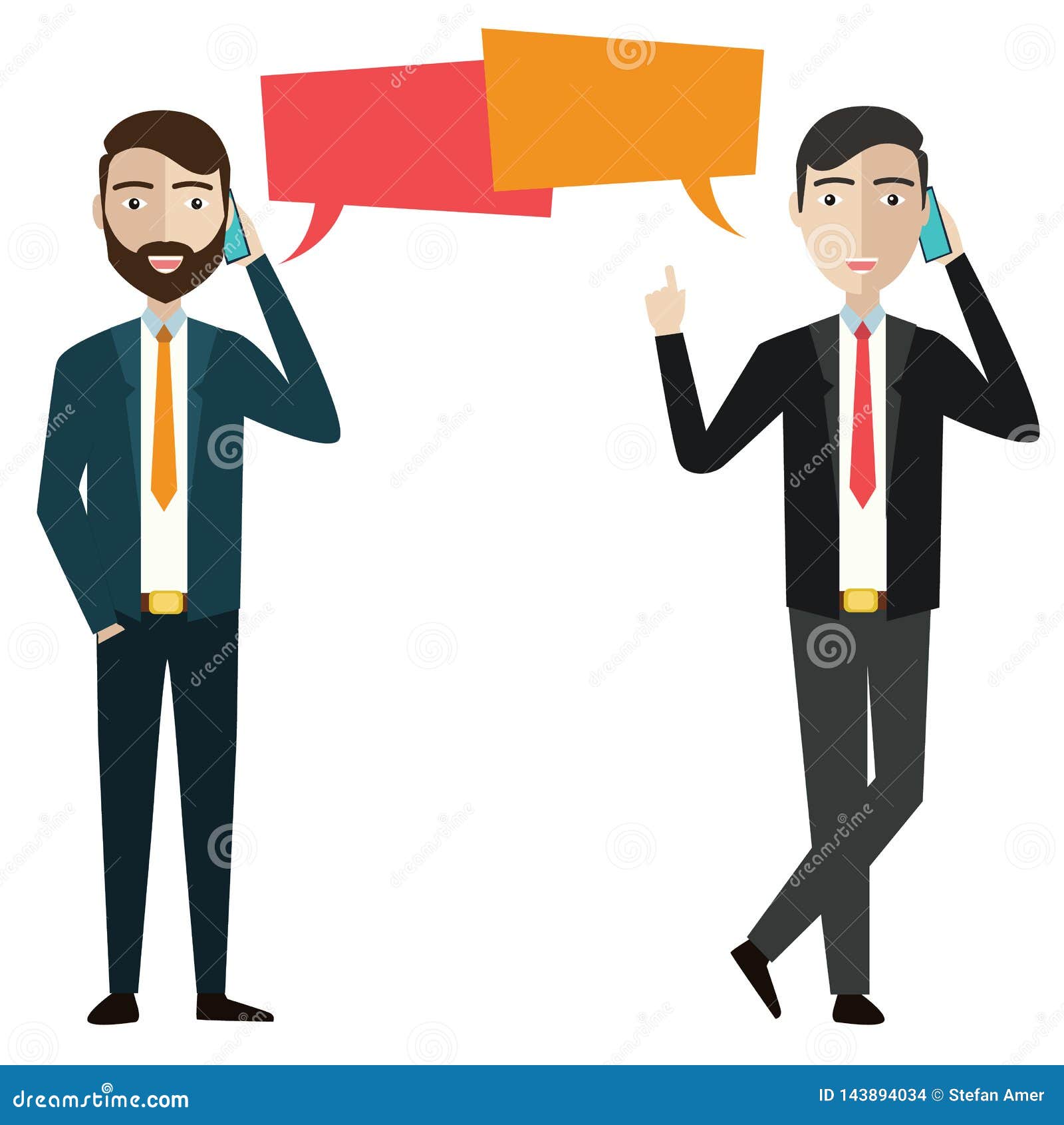 Two People Communicating