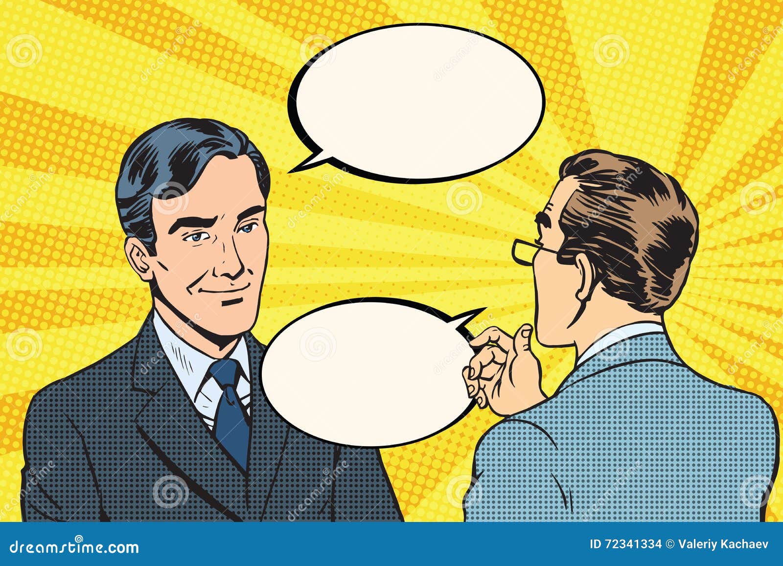 Two Businessmen Dialogue Conversation Communication Stock Vector ... Two Businessmen Dialogue Conversation Communication Stock Vector ...