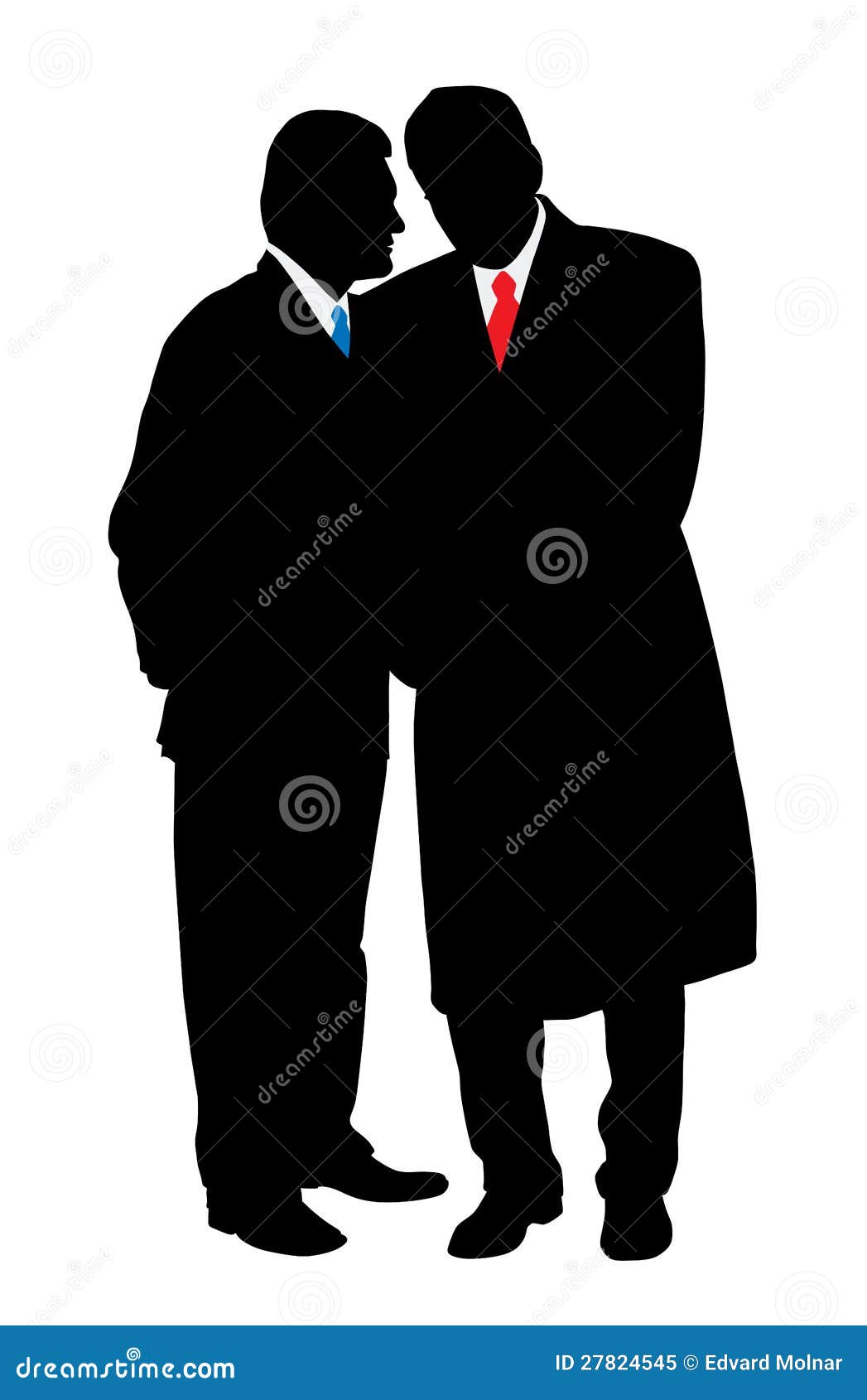 Two Businessmen Discreet Conversation Stock Vector - Illustration of ... Two Businessmen Discreet Conversation Stock Vector - Illustration of ...