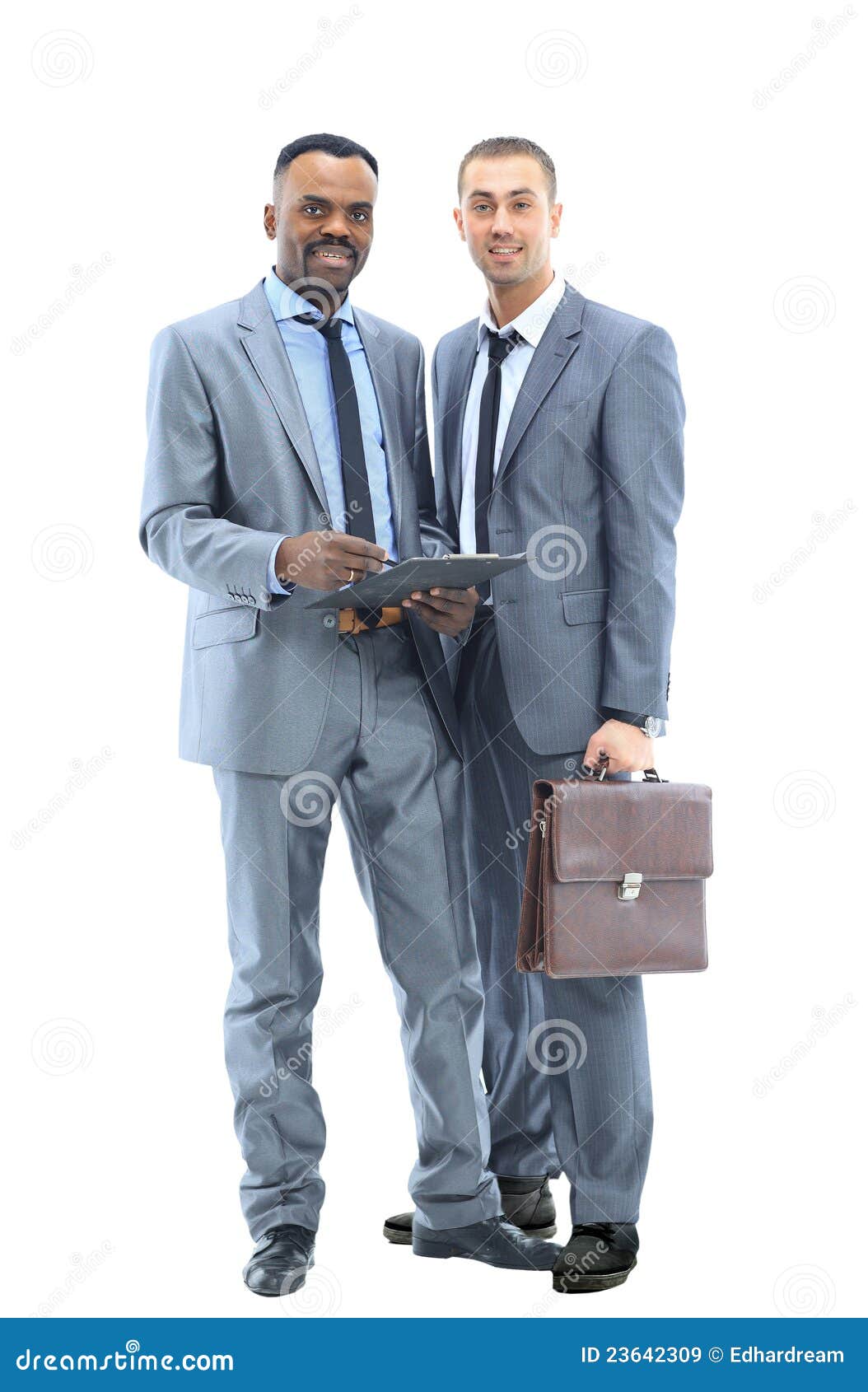Two businessmen discussing stock image. Image of conversation - 23642309