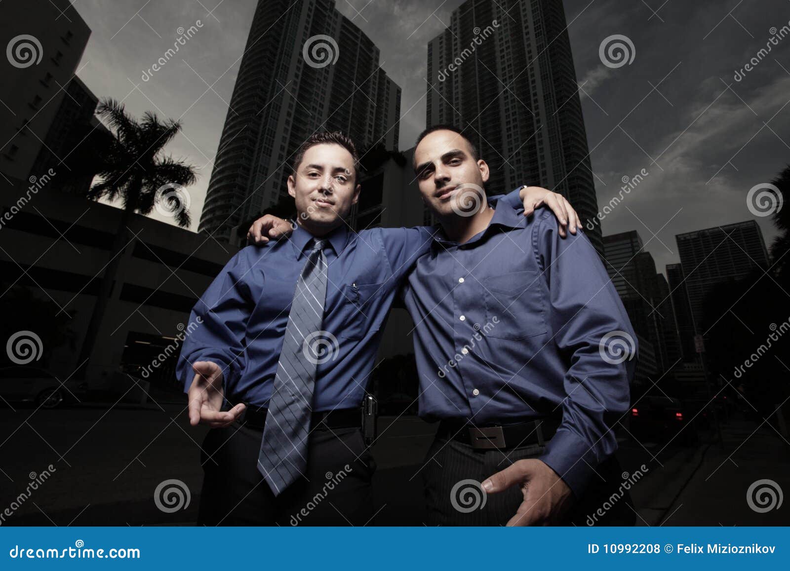 Two businessmen friends stock photo. Image of guys, silhouette - 10992208
