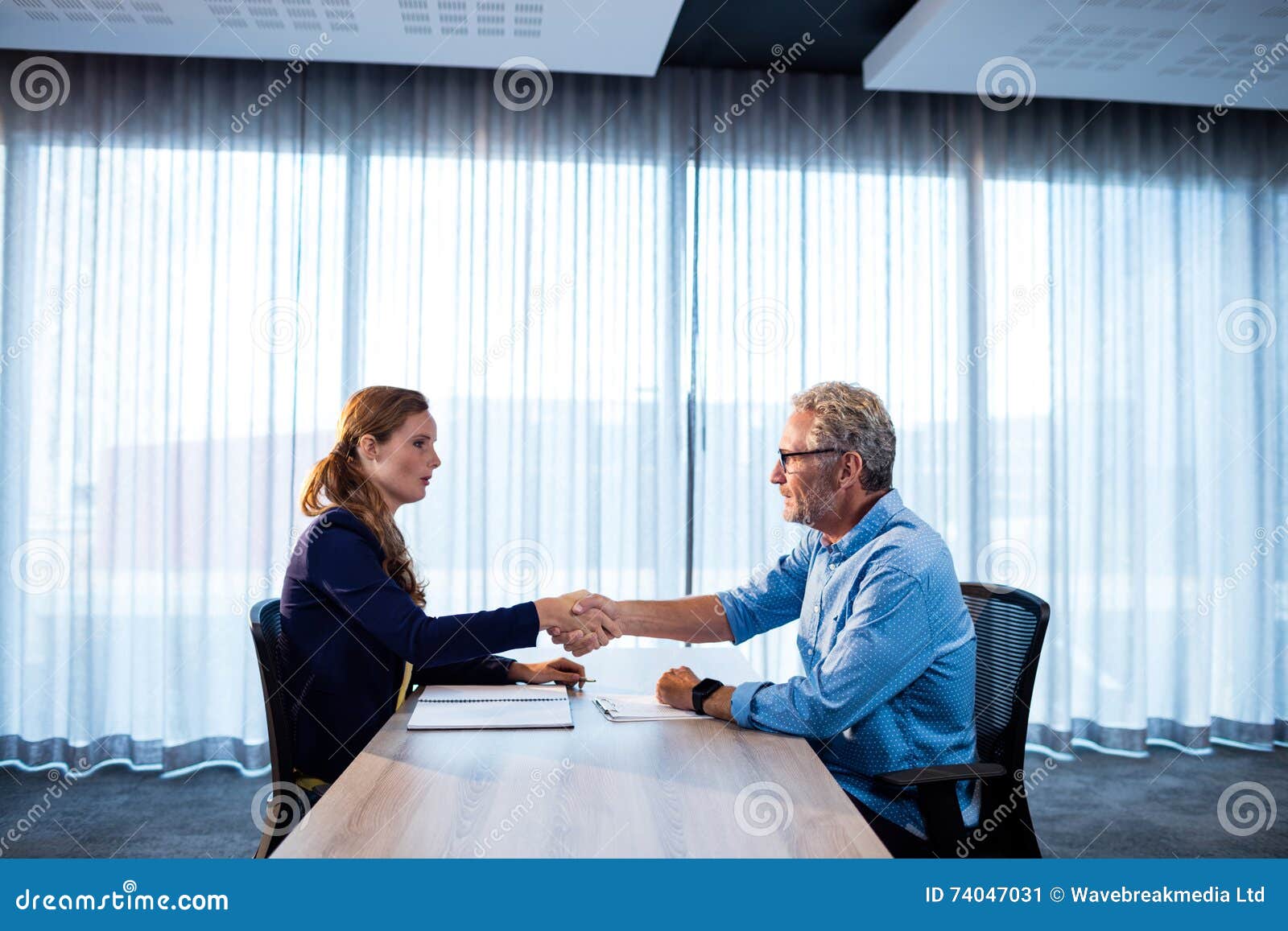 Two Businessmen Giving a Handshake Stock Image - Image of greeting ...