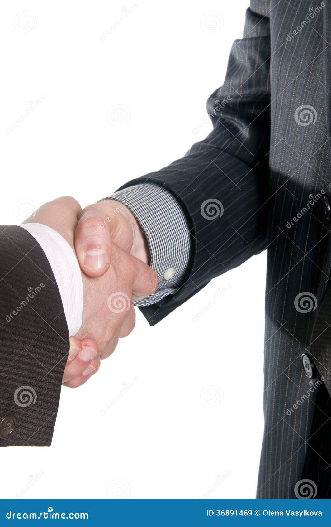 Two Businessmen Hands Handshake Stock Image - Image of meeting, concept ...