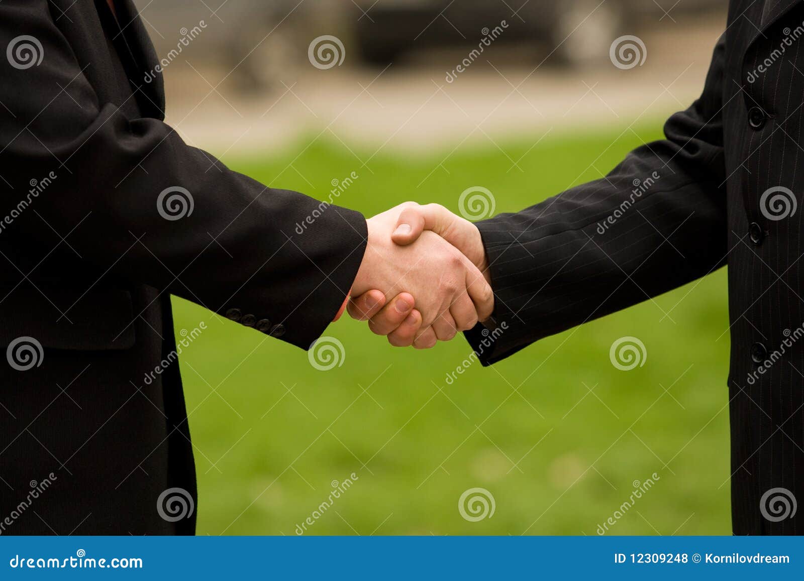 Two Businessmen Handshaking Stock Photo - Image of handshake, caucasian ...
