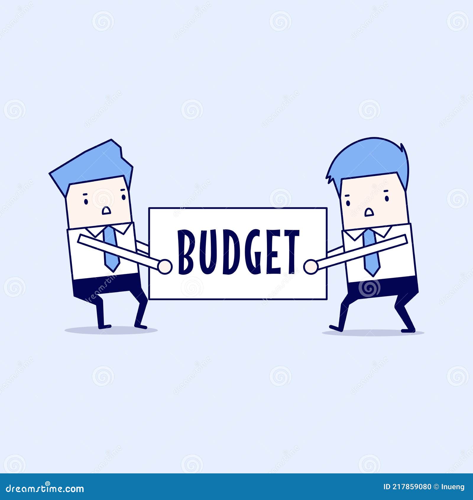 Two Businessmen Sawing Tree Trunk With Dollar Sign Or Gold Coin With ...