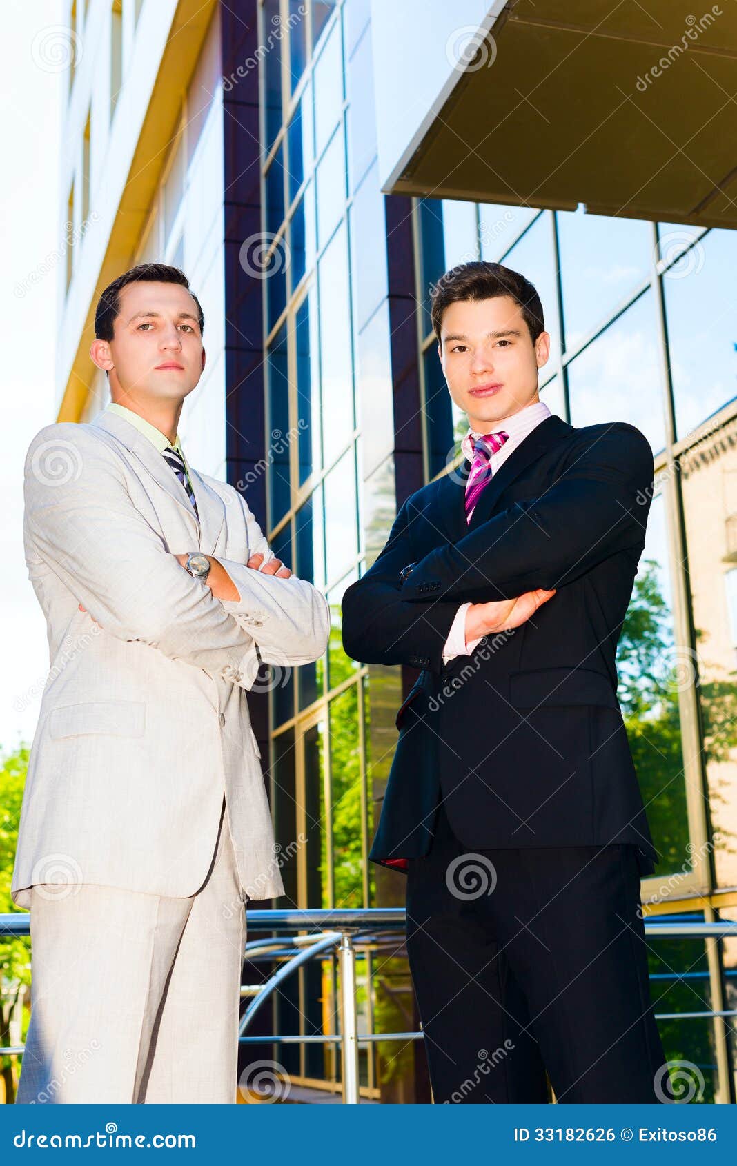 Two businessmen stock photo. Image of bossy, camera, looking - 33182626