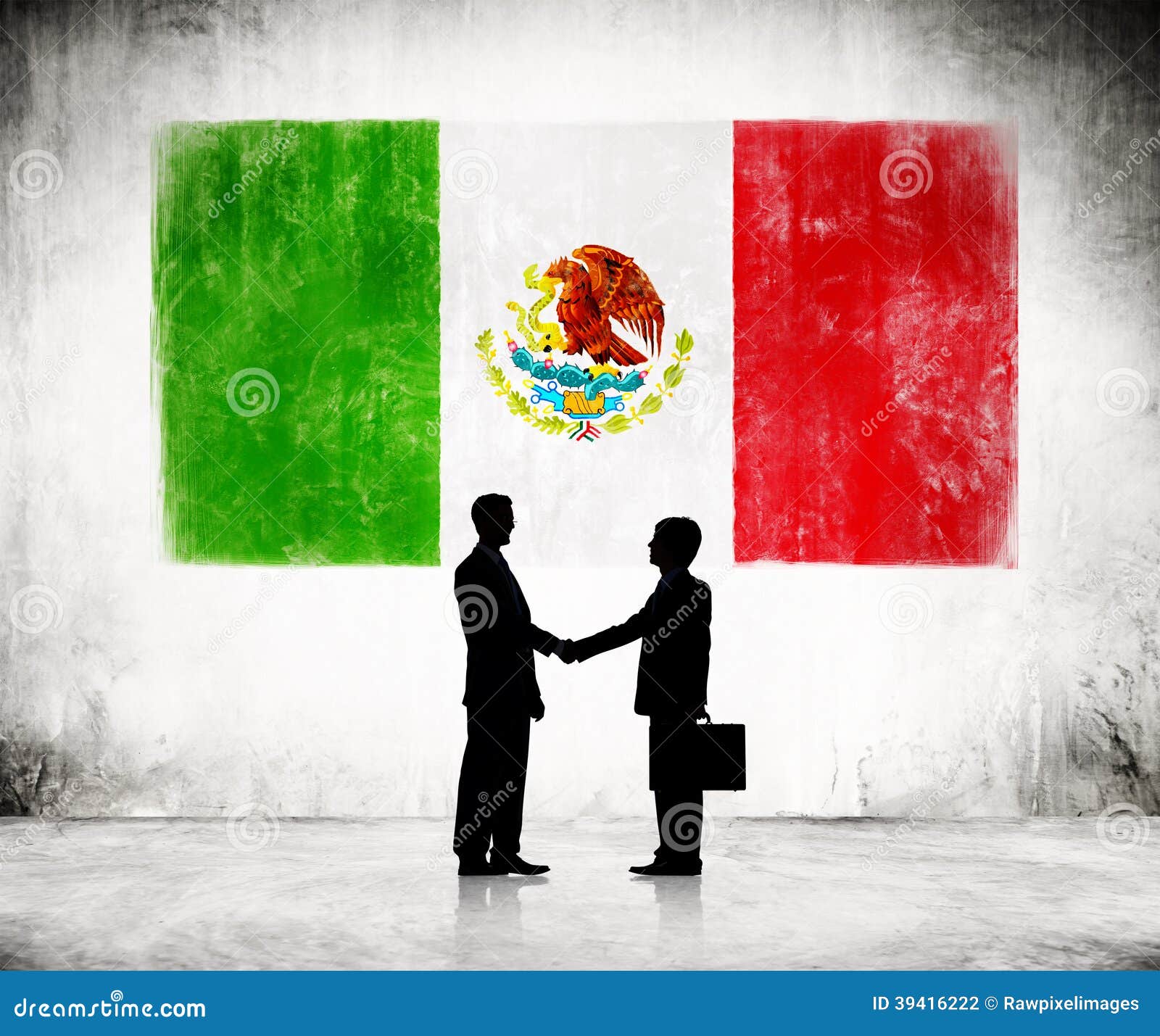 Two Businessmen Shaking Hands Stock Photo - Image of communication ...