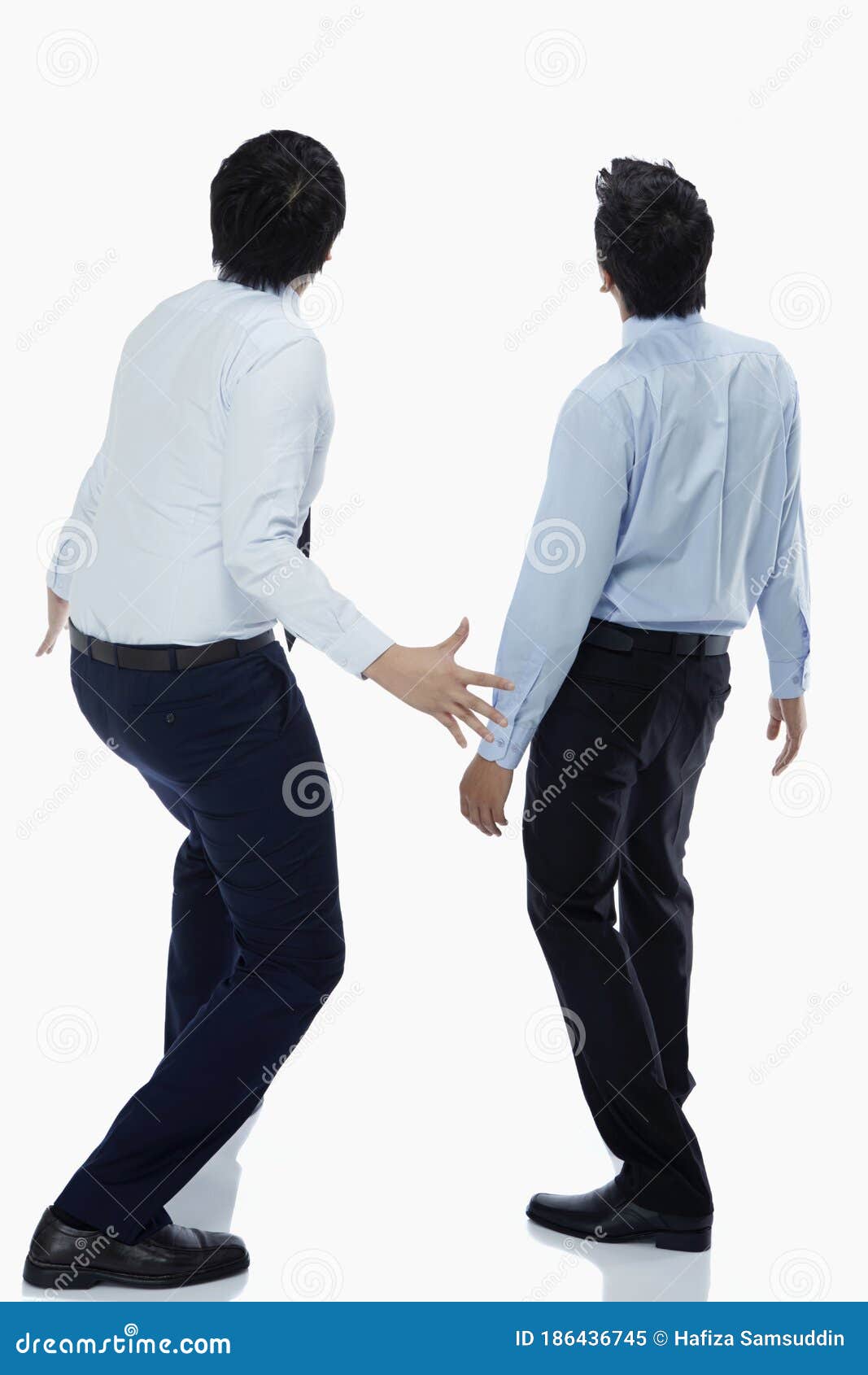 Two Businessmen Showing a Shocked Reaction Stock Image - Image of view ...