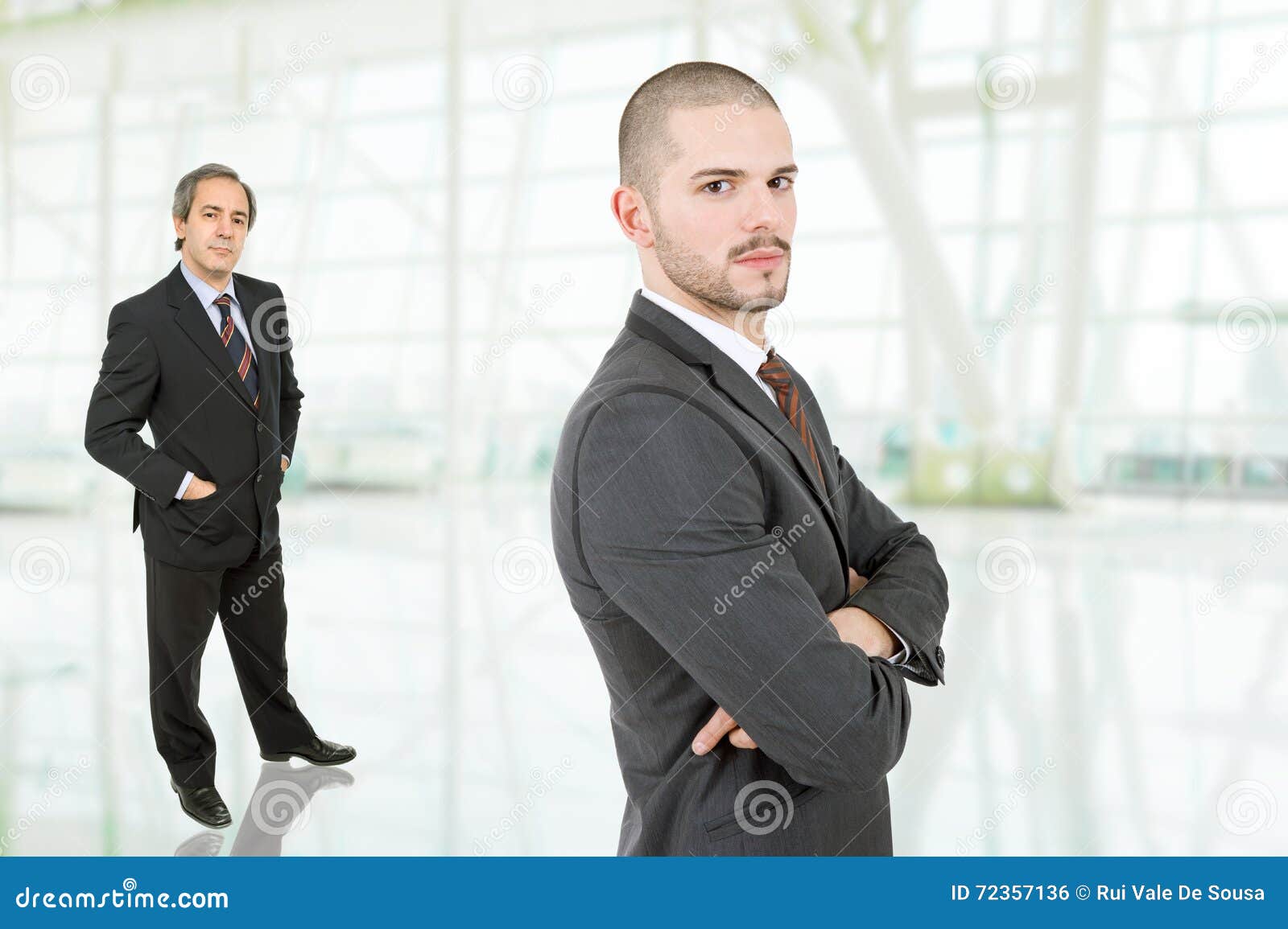 Two businessmen stock photo. Image of smiling, corporate - 72357136