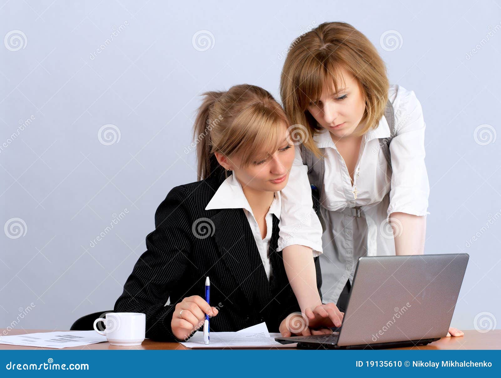 Two Businesswoman Working Together Stock Photo - Image of businesswoman ...