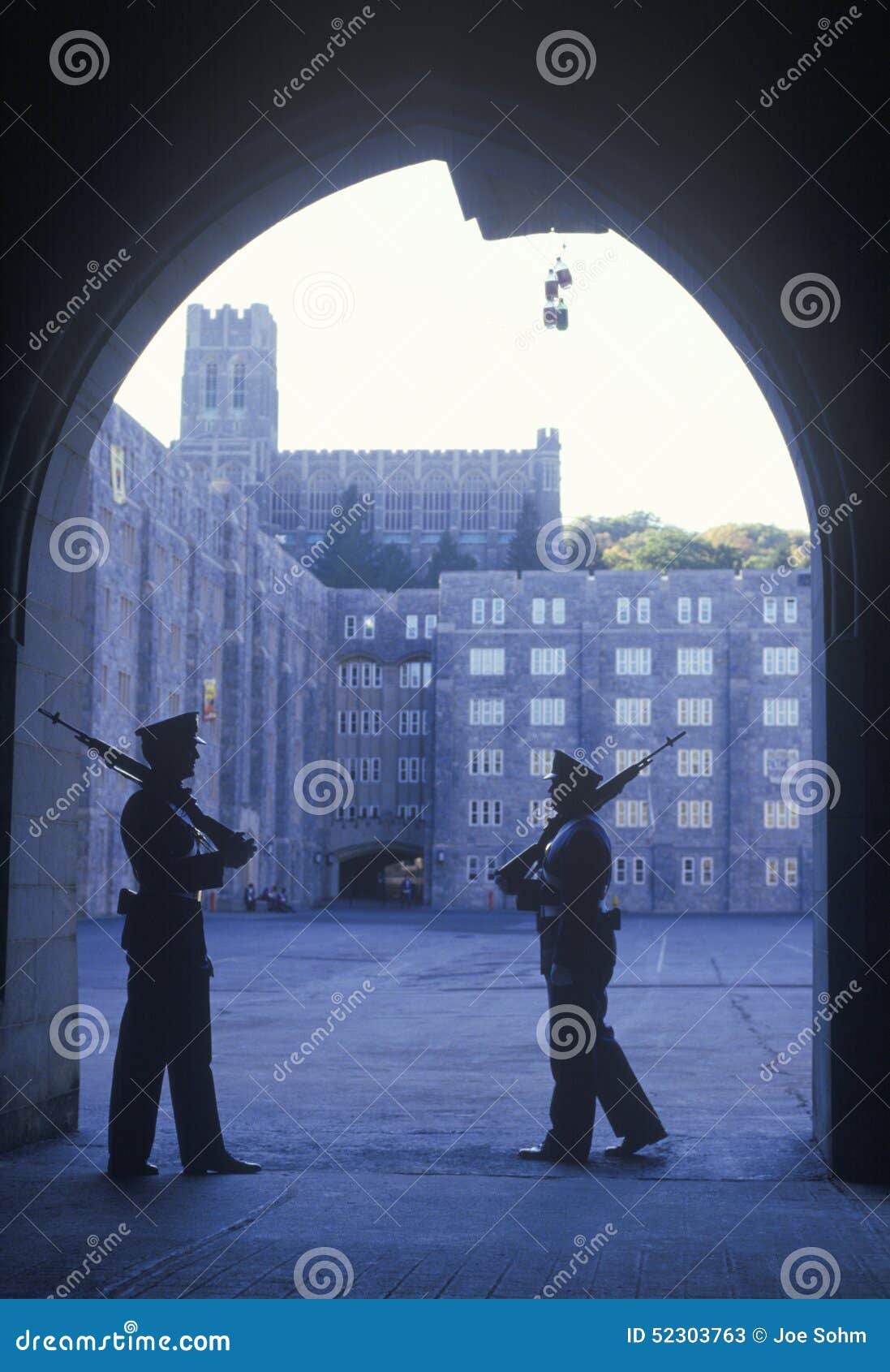 Two Cadets Patrolling, West Point Military Academy, West Point, New ... Two Cadets Patrolling, West Point Military Academy, West Point, New ...