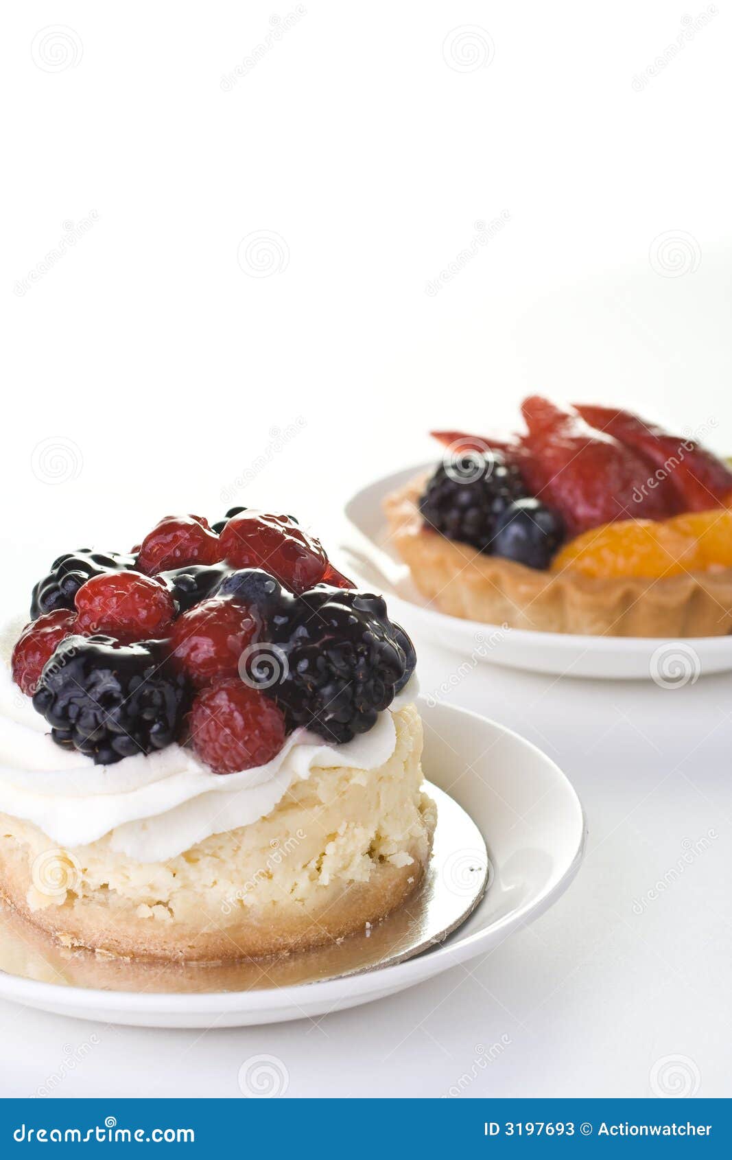 Two cakes stock image. Image of nice, food, tart, luxury - 3197693