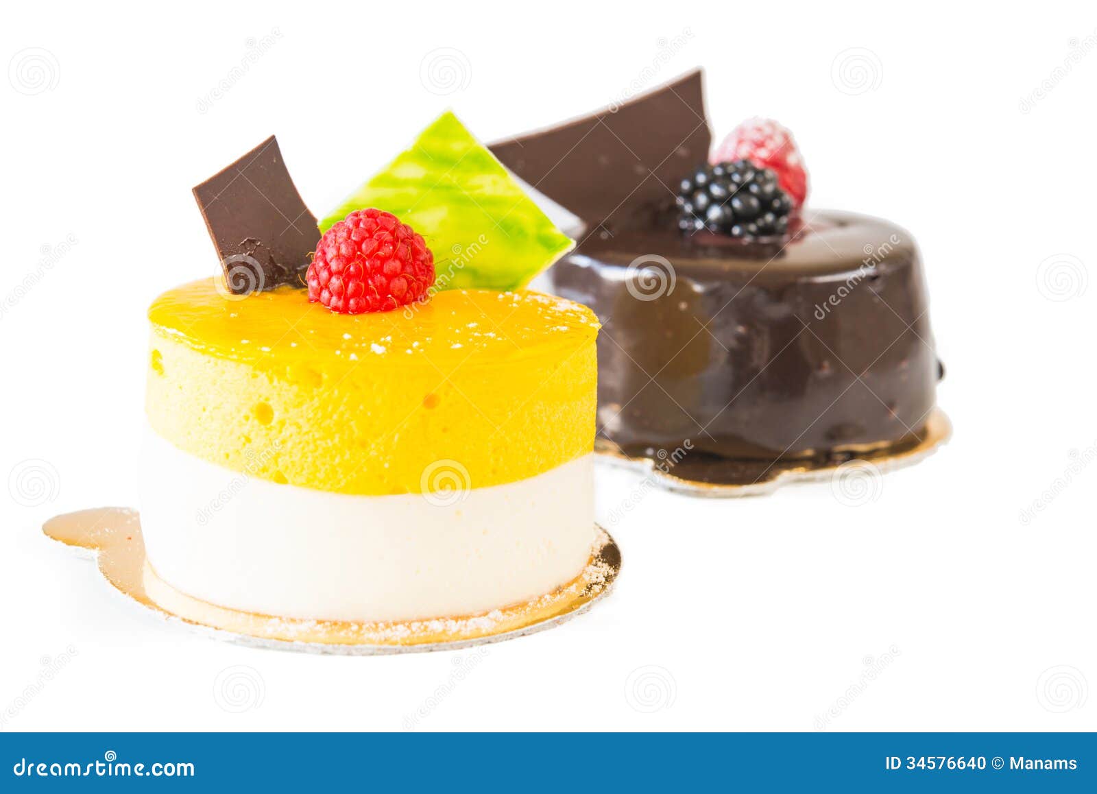 Two cakes stock photo. Image of sweet, decoration, selection - 34576640