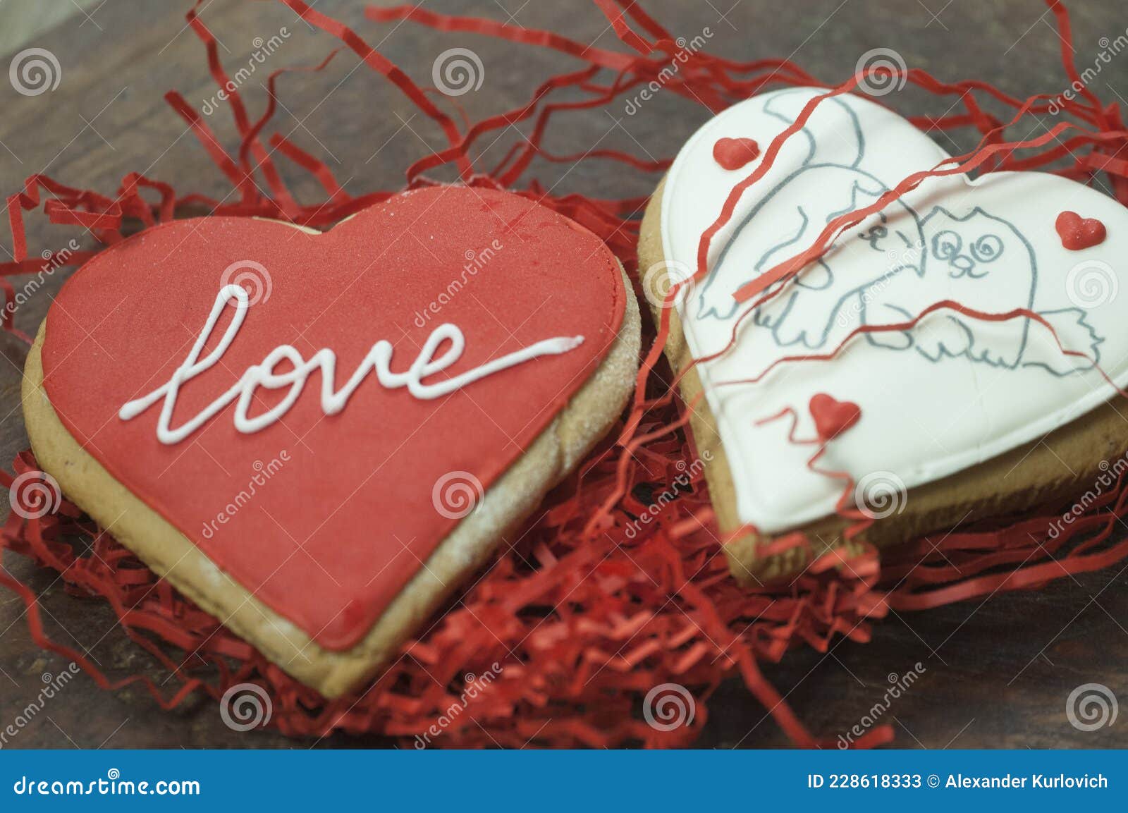 Two Cakes on a Timber Board Stock Image - Image of icing, sweet: 228618333