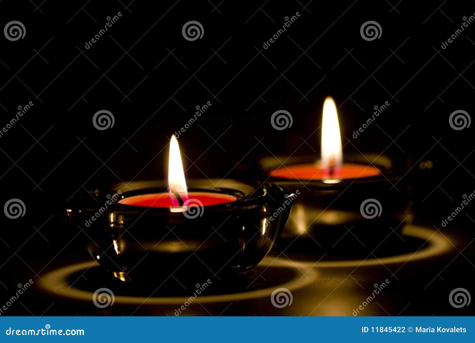 Two candles stock photo. Image of glowing, heat, flames - 11845422