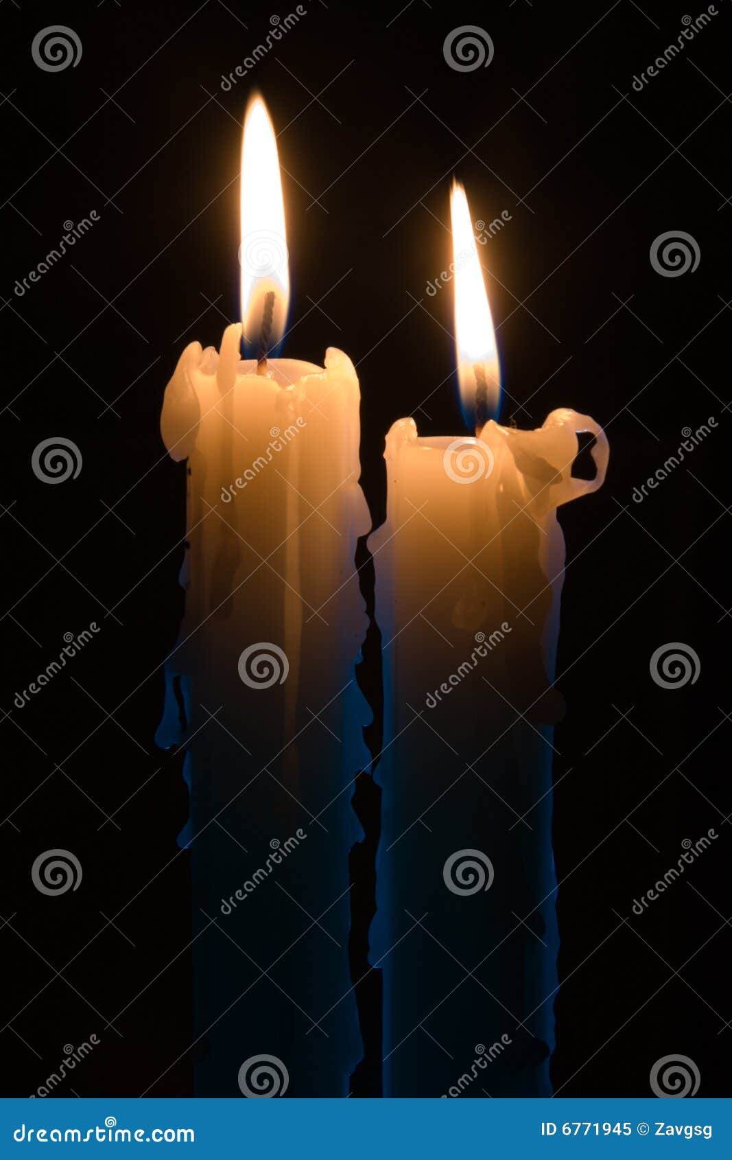 Two candles stock image. Image of night, candles, light - 6771945