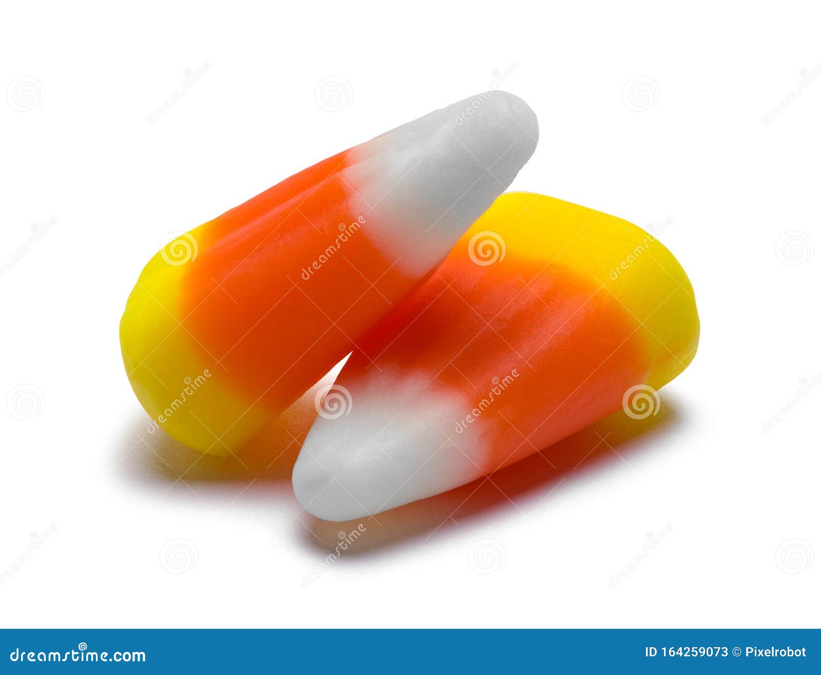 Two Candy Corn stock image. Image of halloween, autumn - 164259073