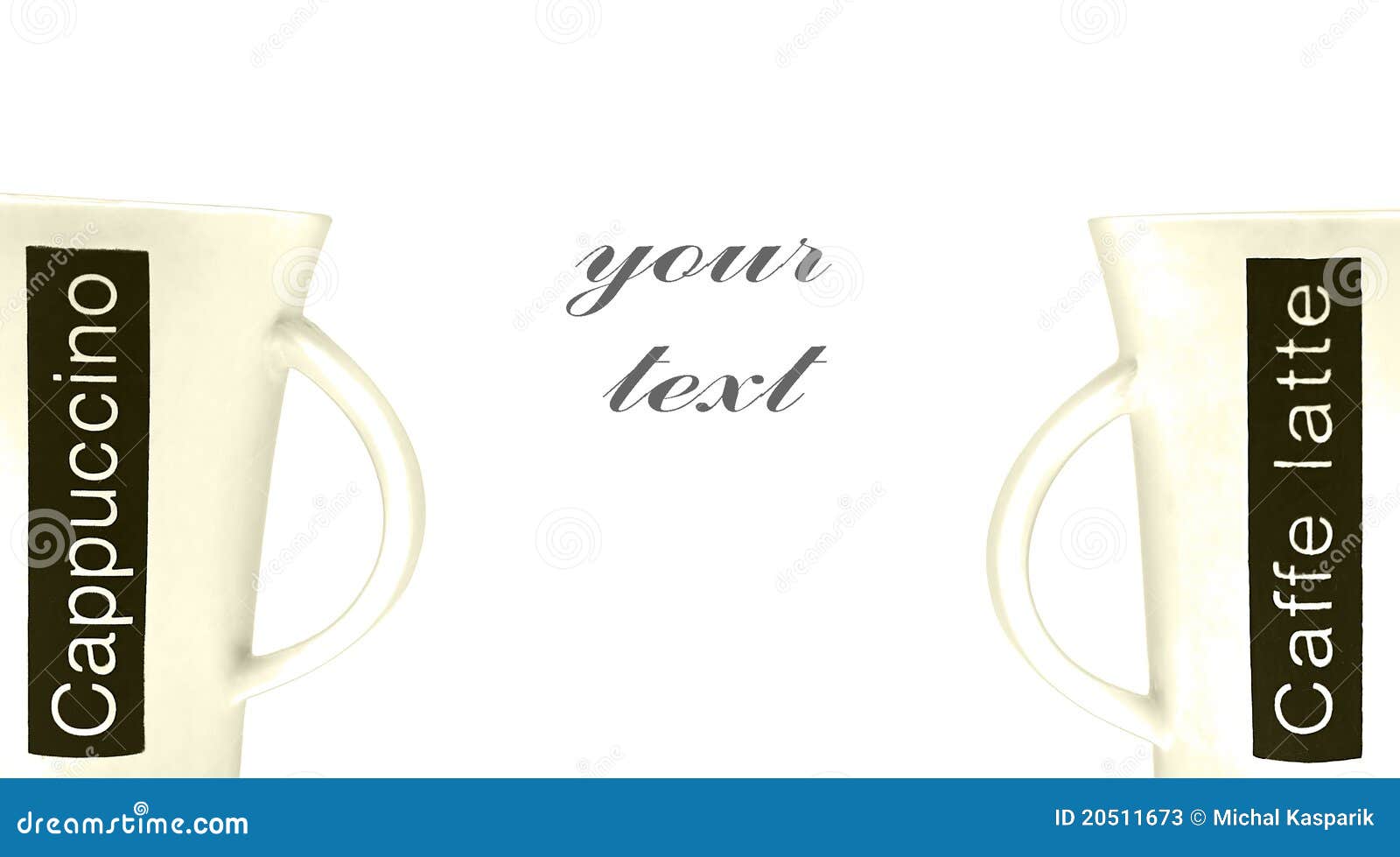 Two caps of coffee stock image. Image of aroma, nutrition - 20511673