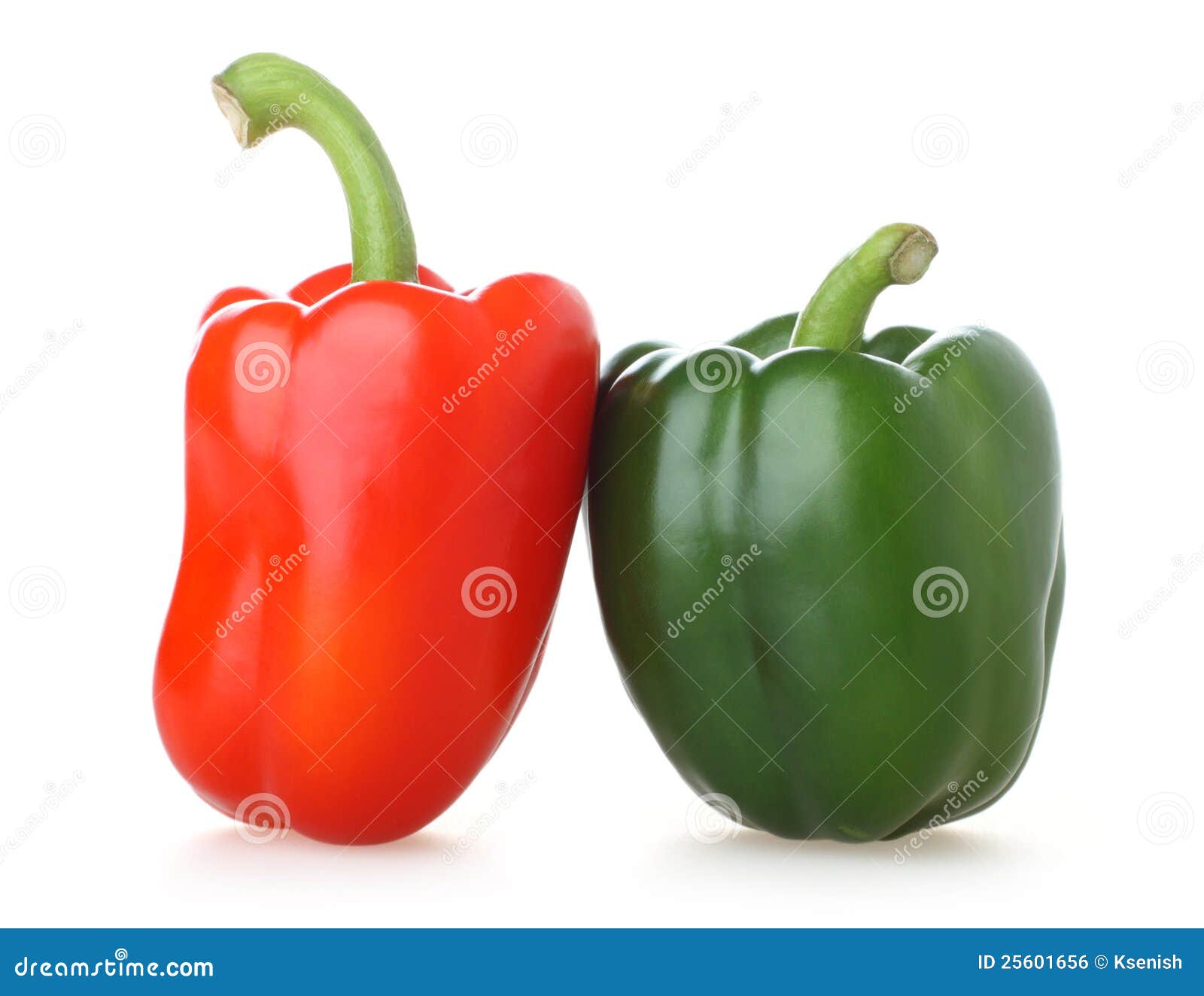 Two capsicums stock photo. Image of vegetable, healthy - 25601656