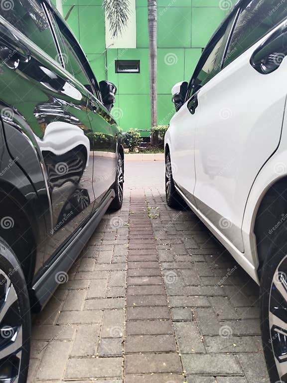 Two car one line stock photo. Image of view, line - 295014448