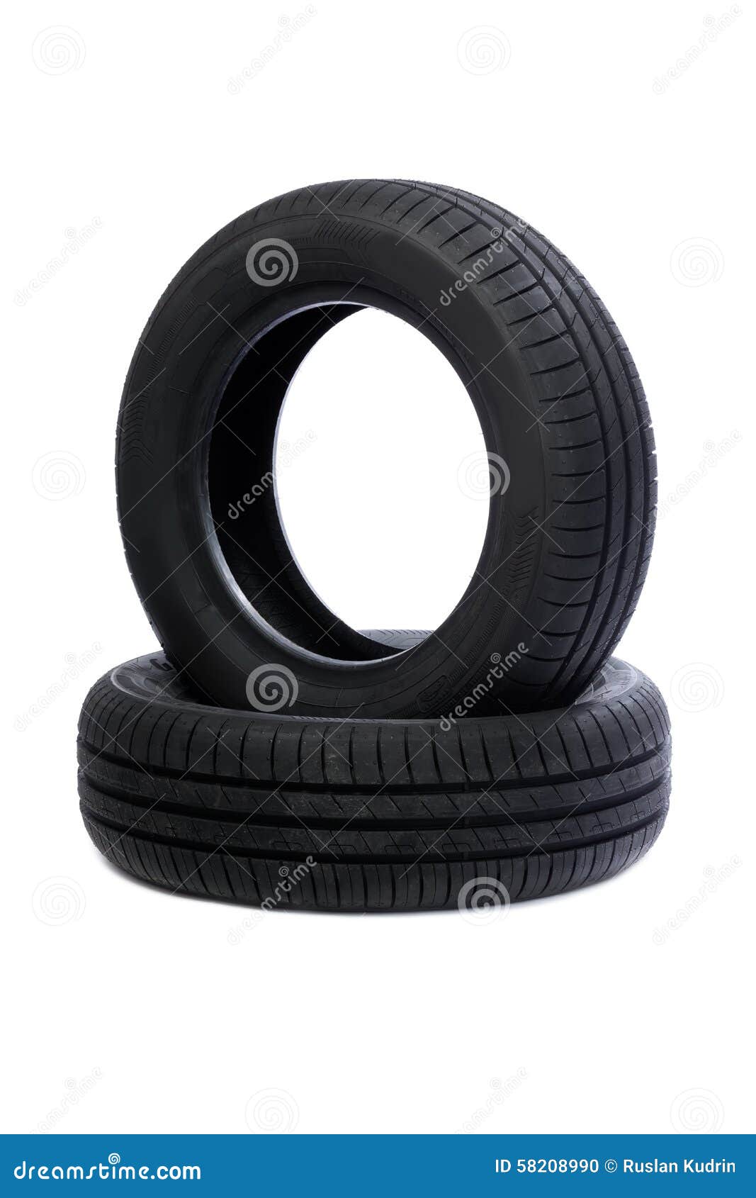 Two Car tire isolated stock photo. Image of round, safe - 58208990