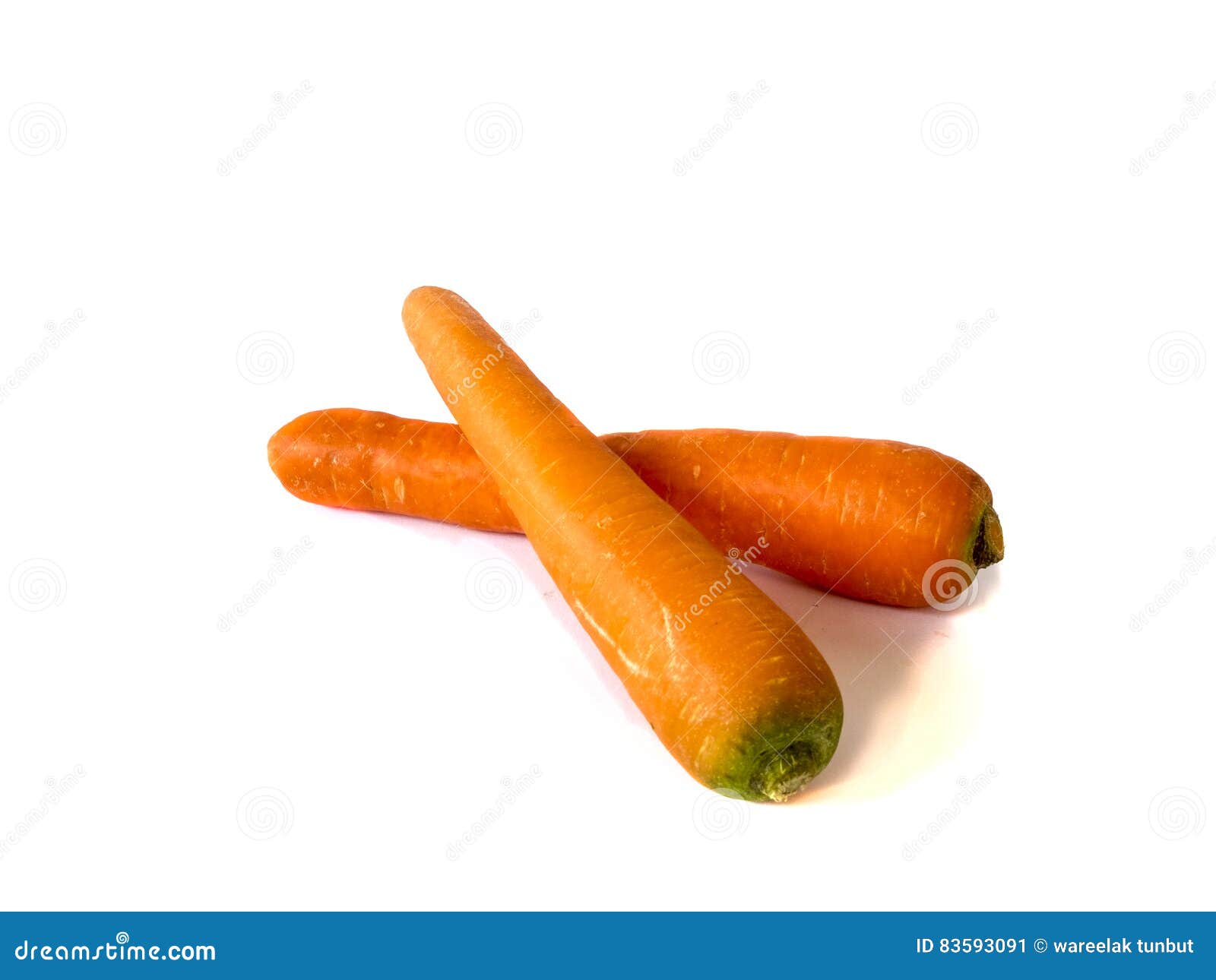 Two carrots without leaf stock image. Image of ripe, color - 83593091