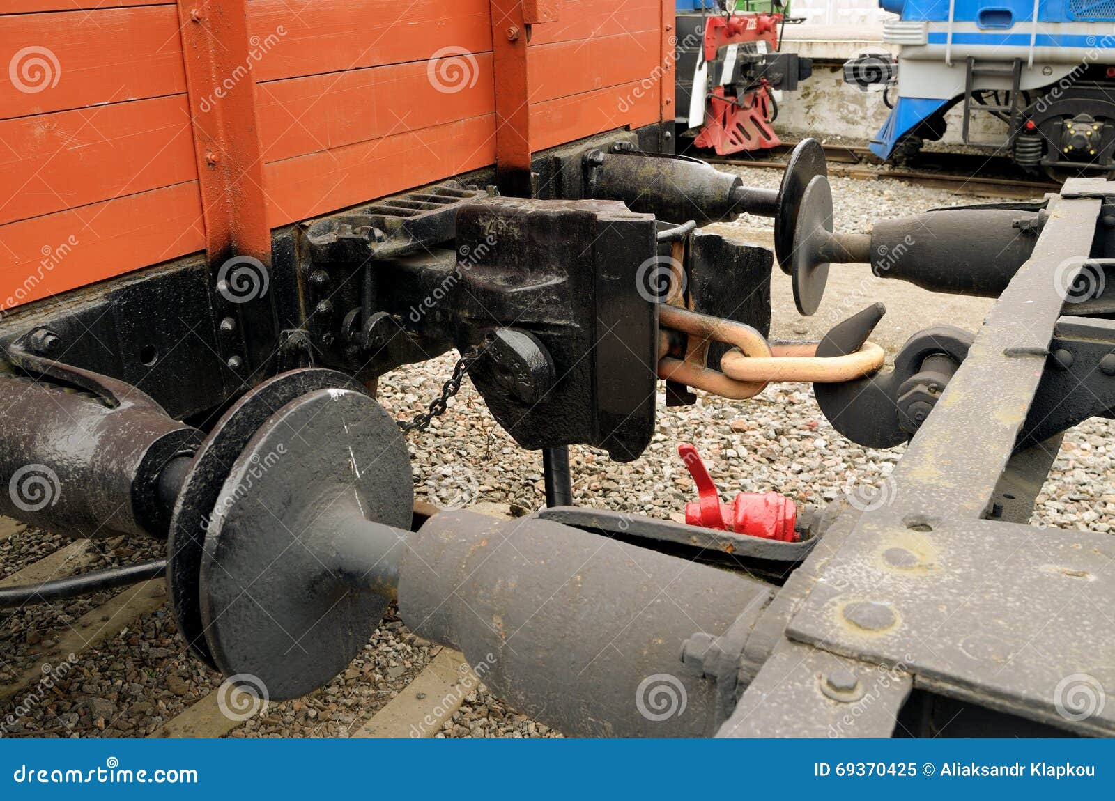 Two cars linked together. stock image. Image of riding - 69370425