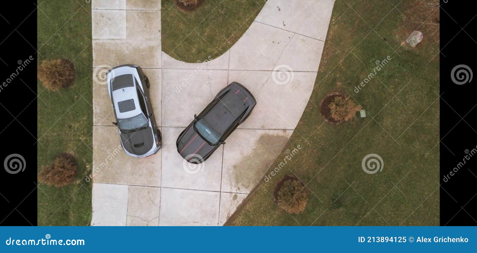 Private Driveway With A Big Red Gates Stock Photo | CartoonDealer.com ...