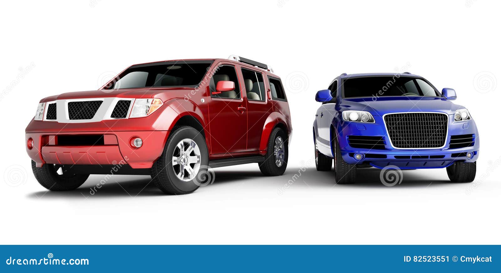 Two cars presentation stock illustration. Illustration of auto - 82523551