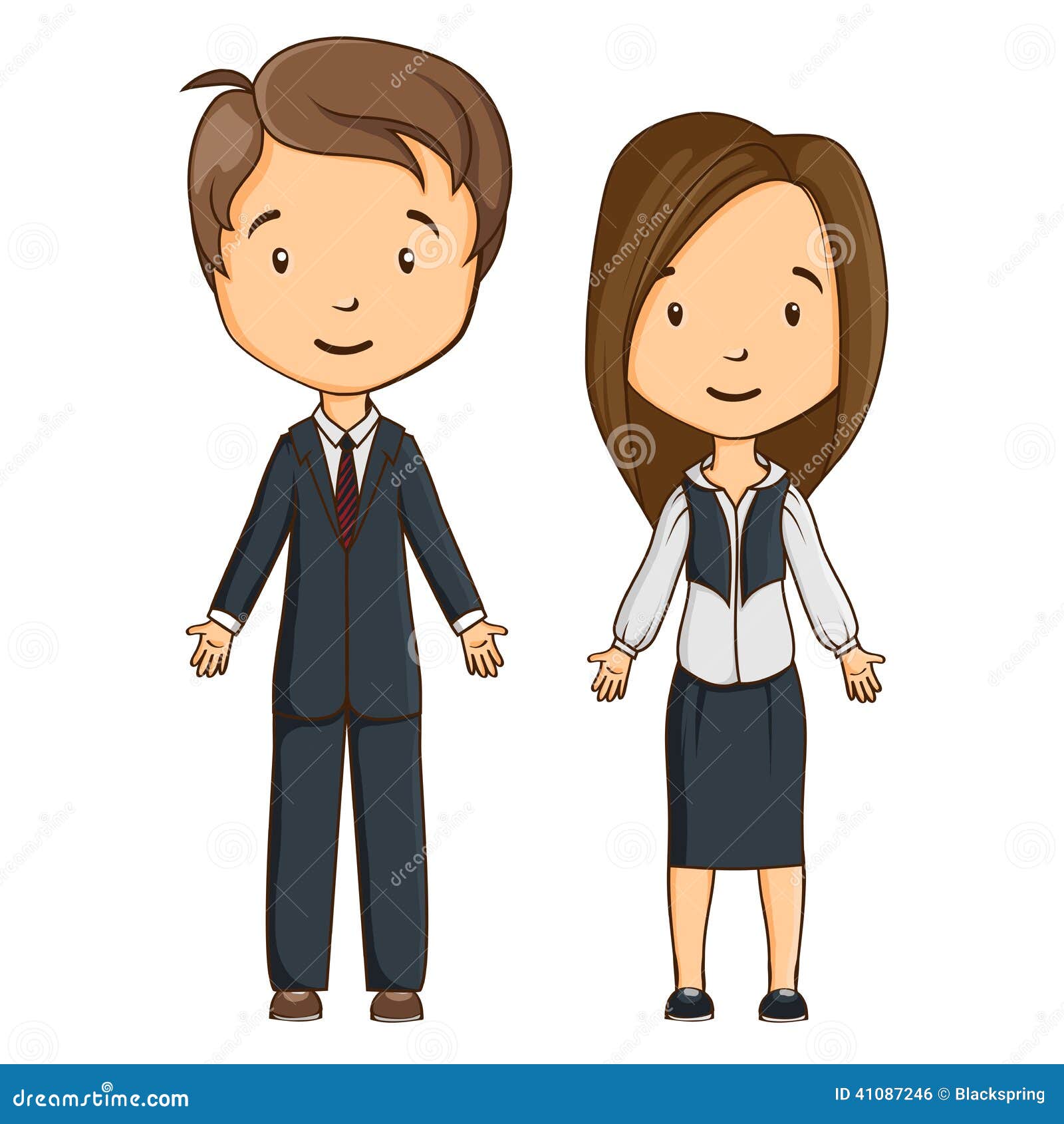Two cartoon style managers stock vector. Illustration of cartoon - 41087246 Two cartoon style managers stock vector. Illustration of cartoon - 41087246