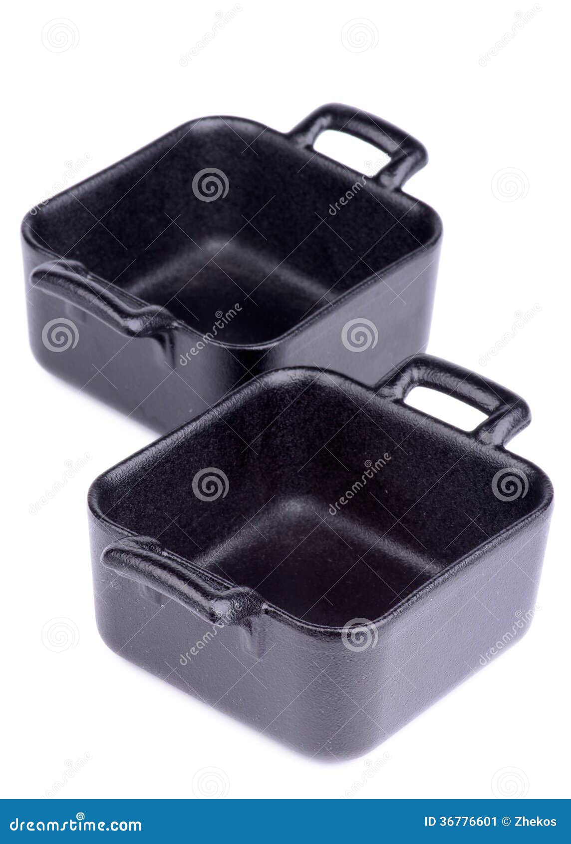 Two Cast-iron Stew Pots stock image. Image of kitchen - 36776601