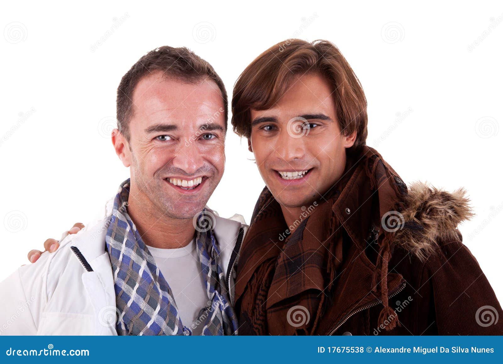 Two casual happy men stock photo. Image of portrait, fashion - 17675538