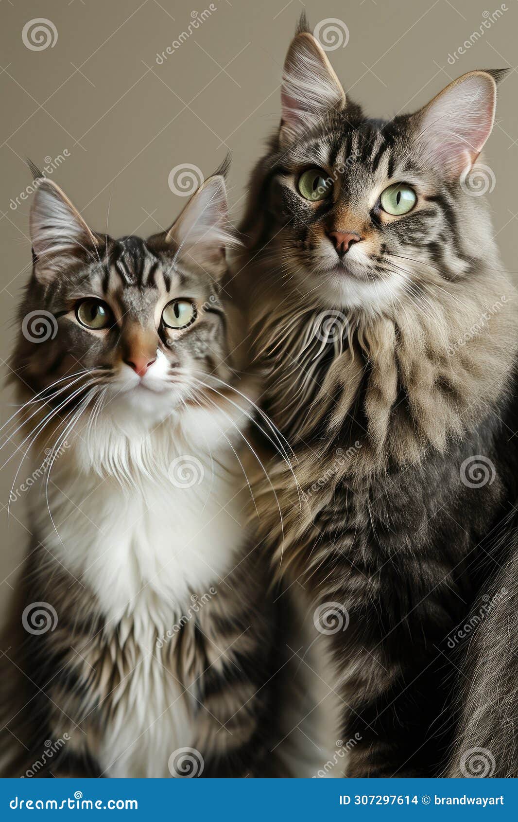 Two Cats Sitting Together stock illustration. Illustration of ...