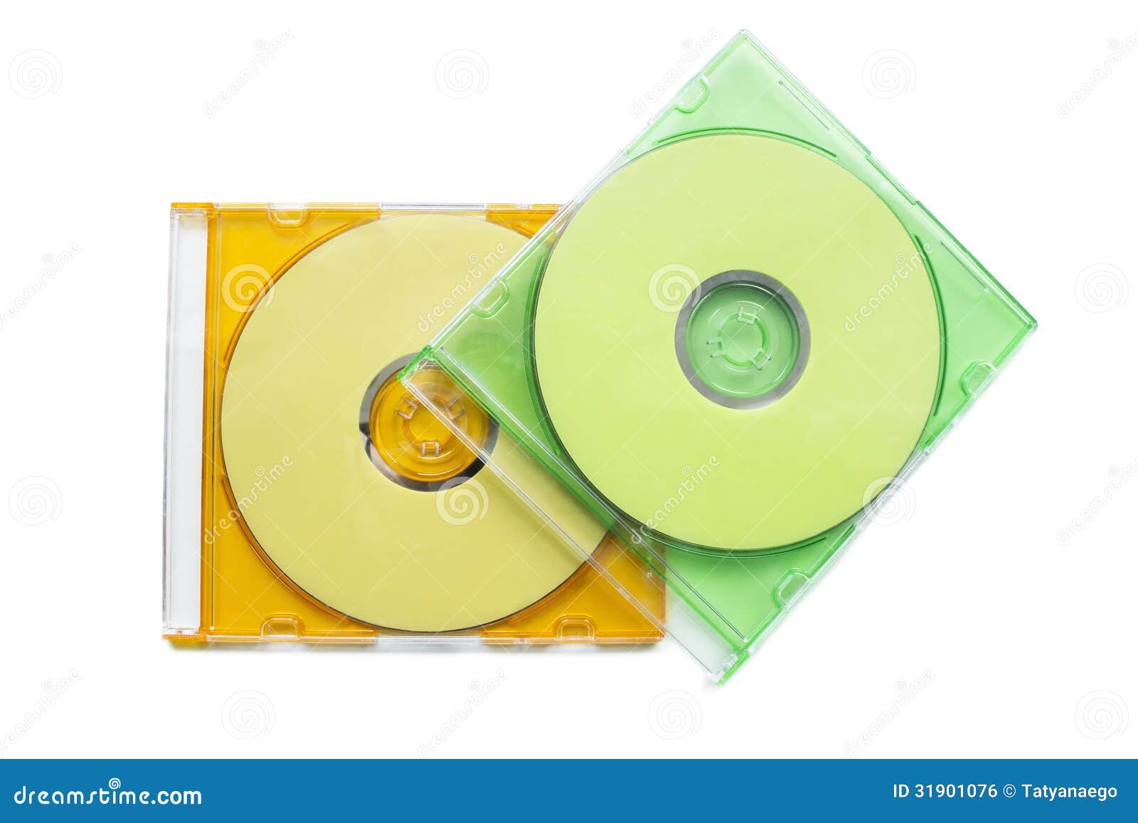 Two CD in boxes stock photo. Image of memory, electronics - 31901076