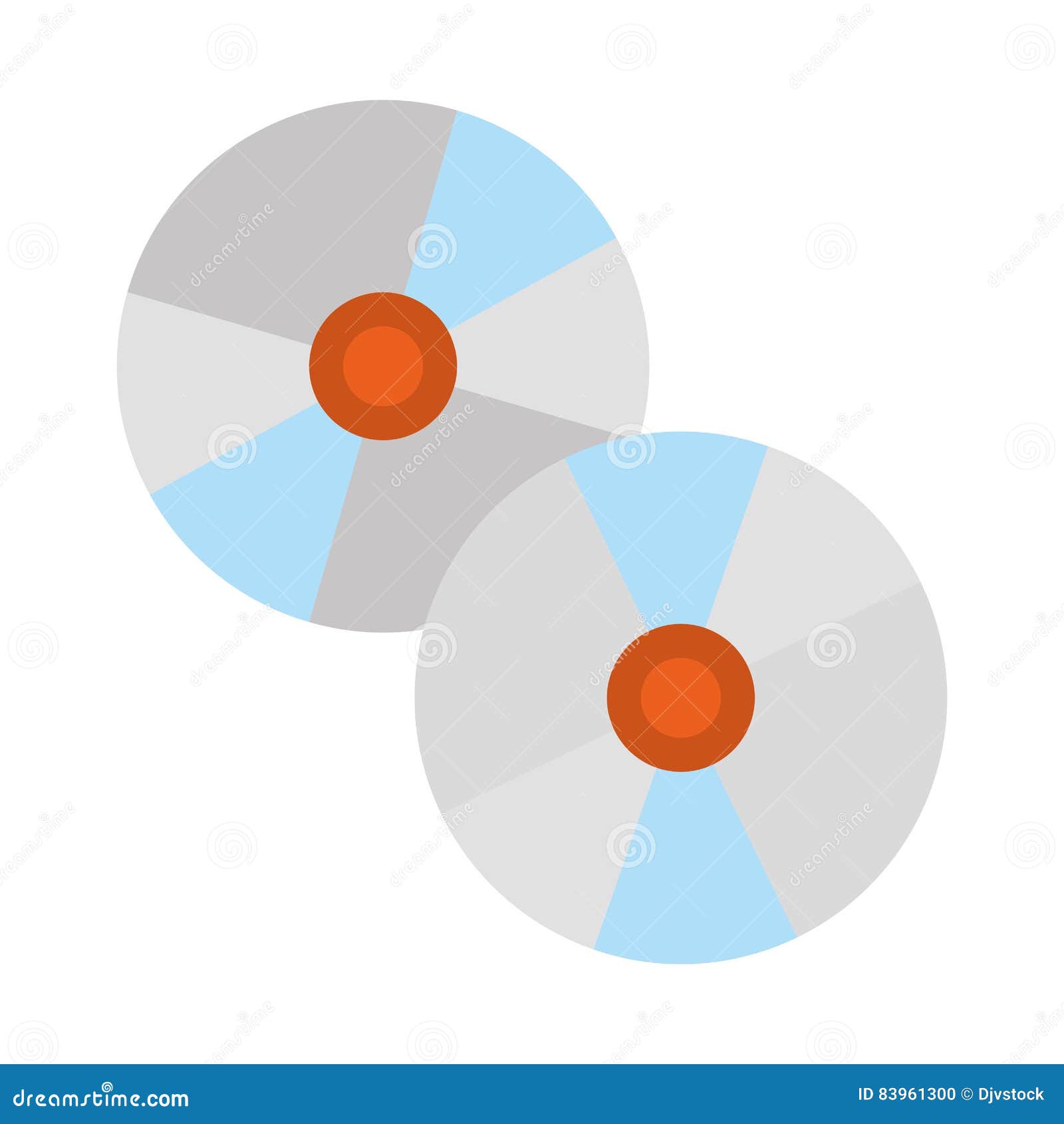 Two cds icon image stock vector. Illustration of modern - 83961300