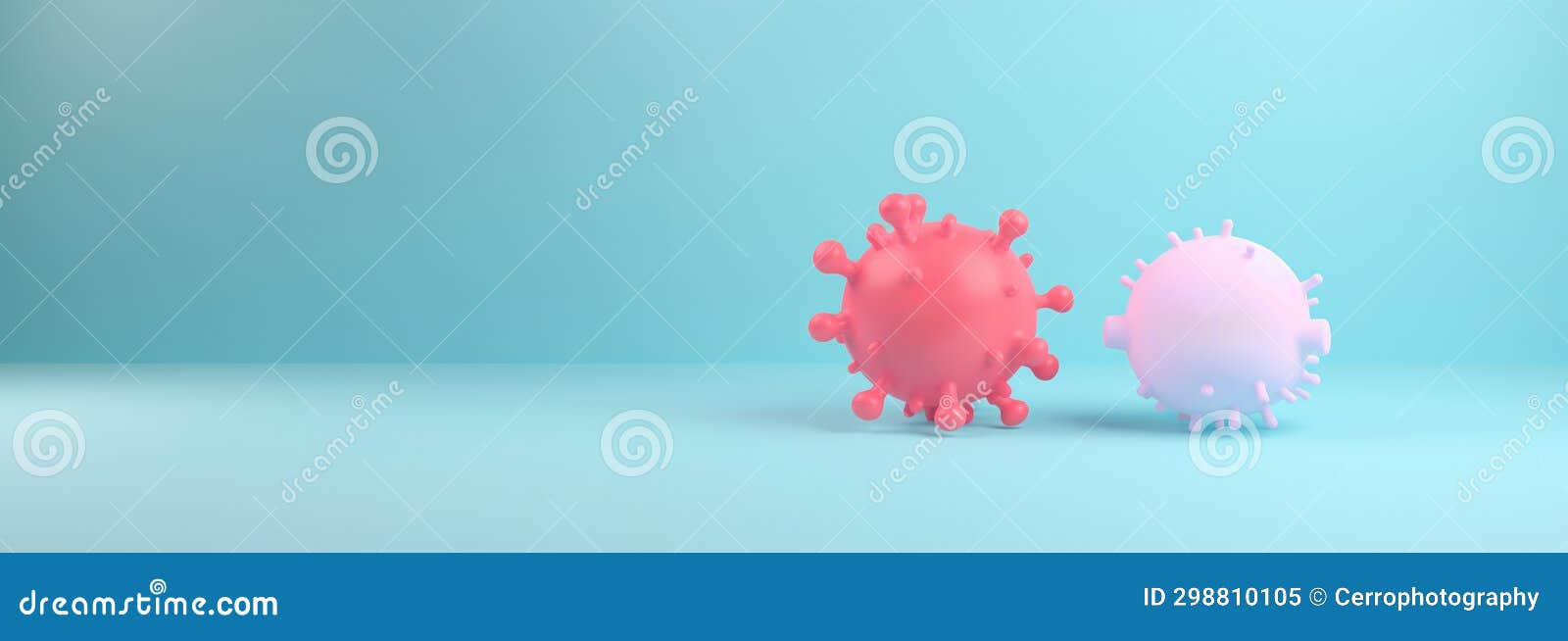 Two Cells 3D Pastel Background. the Specific Binding between Two Cells ...