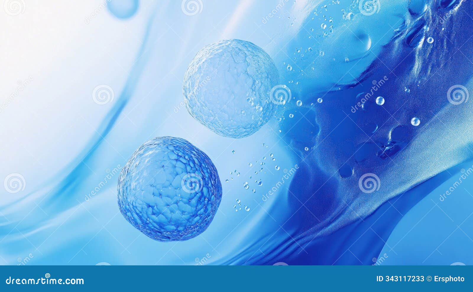 Two Cells Joining and Fusing, Symbolizing the Process of Cell Fusion ...