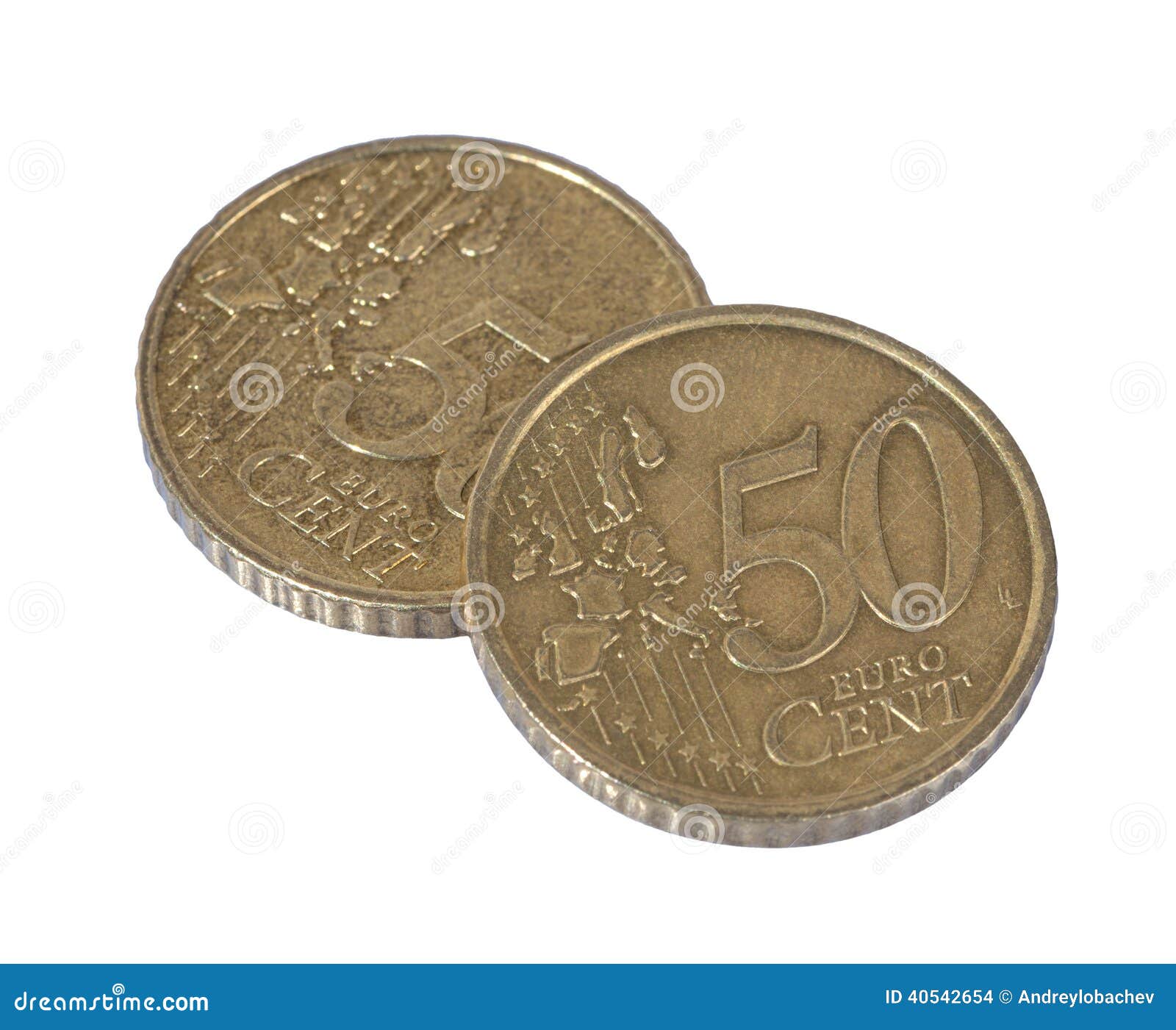 Two 50 cent stock photo. Image of money, circle, bank - 40542654