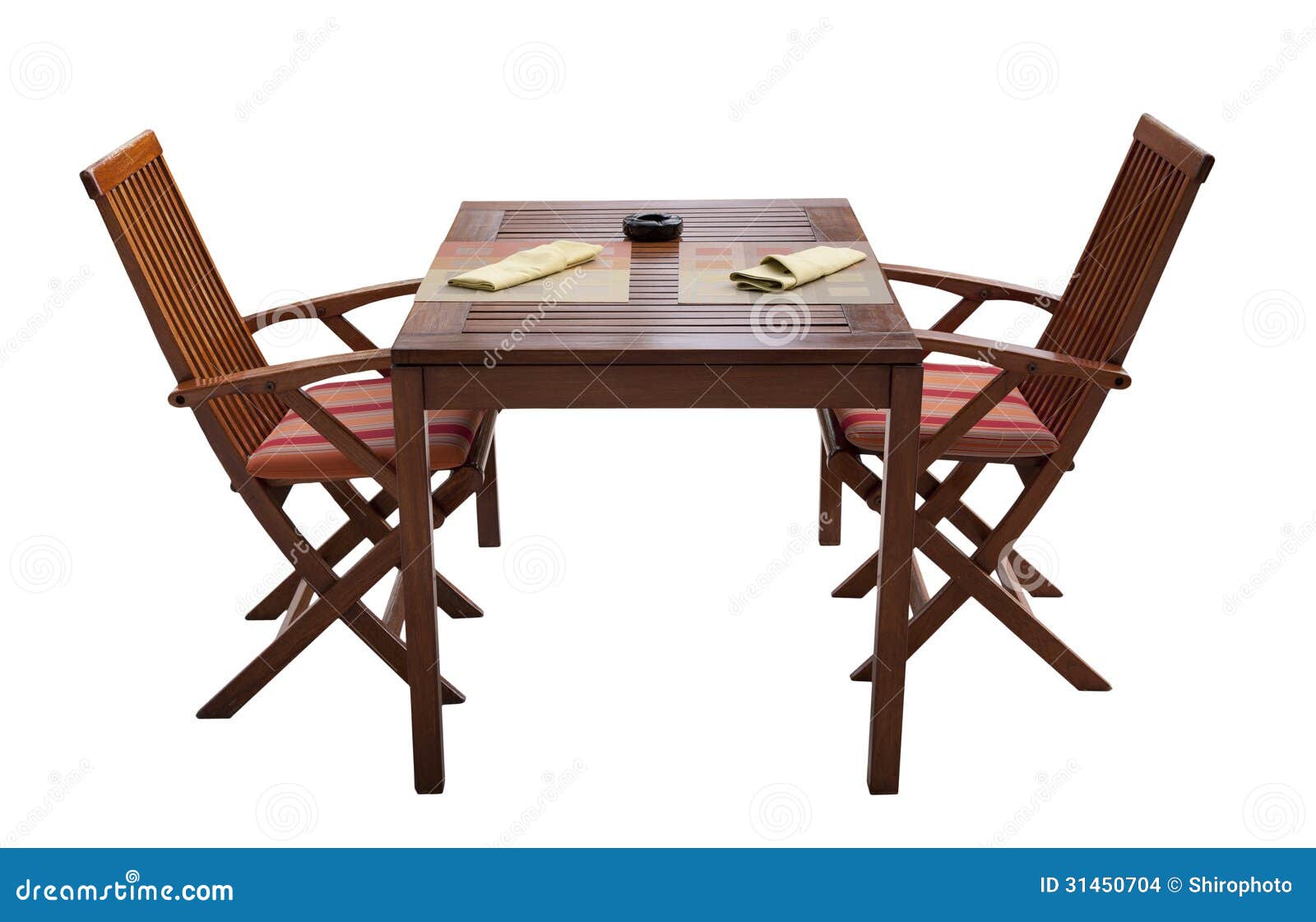 Two chair and table stock photo. Image of resting, wood - 31450704