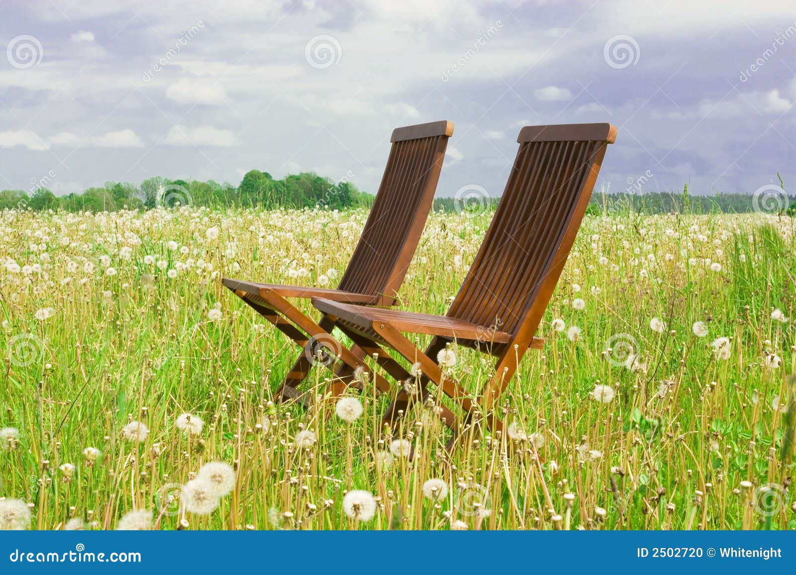 Two chairs stock photo. Image of wooden, lawn, chairs - 2502720