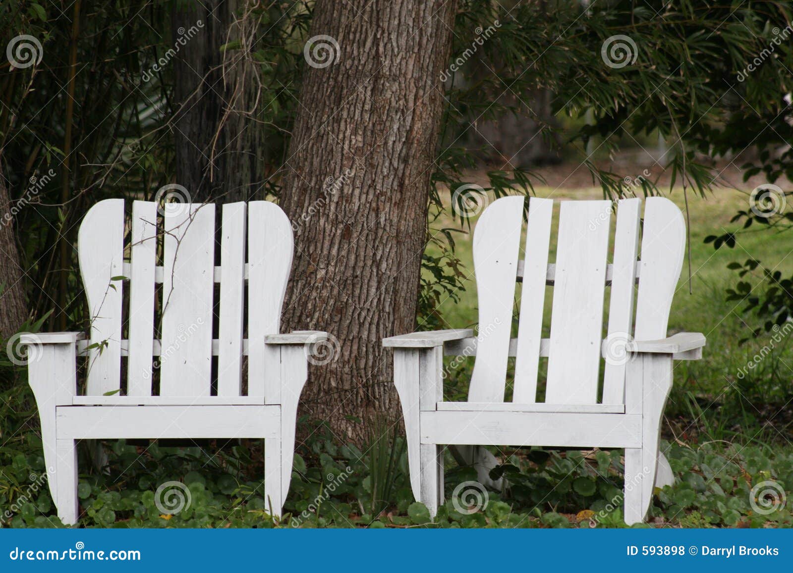 Two Chairs stock photo. Image of lonely, adirondack, country - 593898