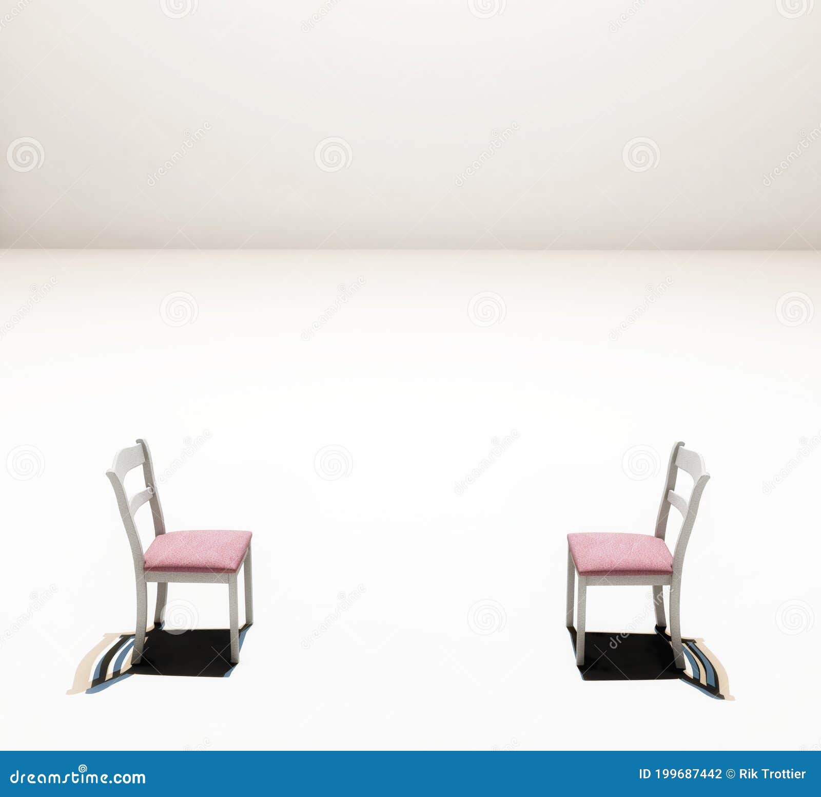 Two chairs in room stock illustration. Illustration of inform - 199687442