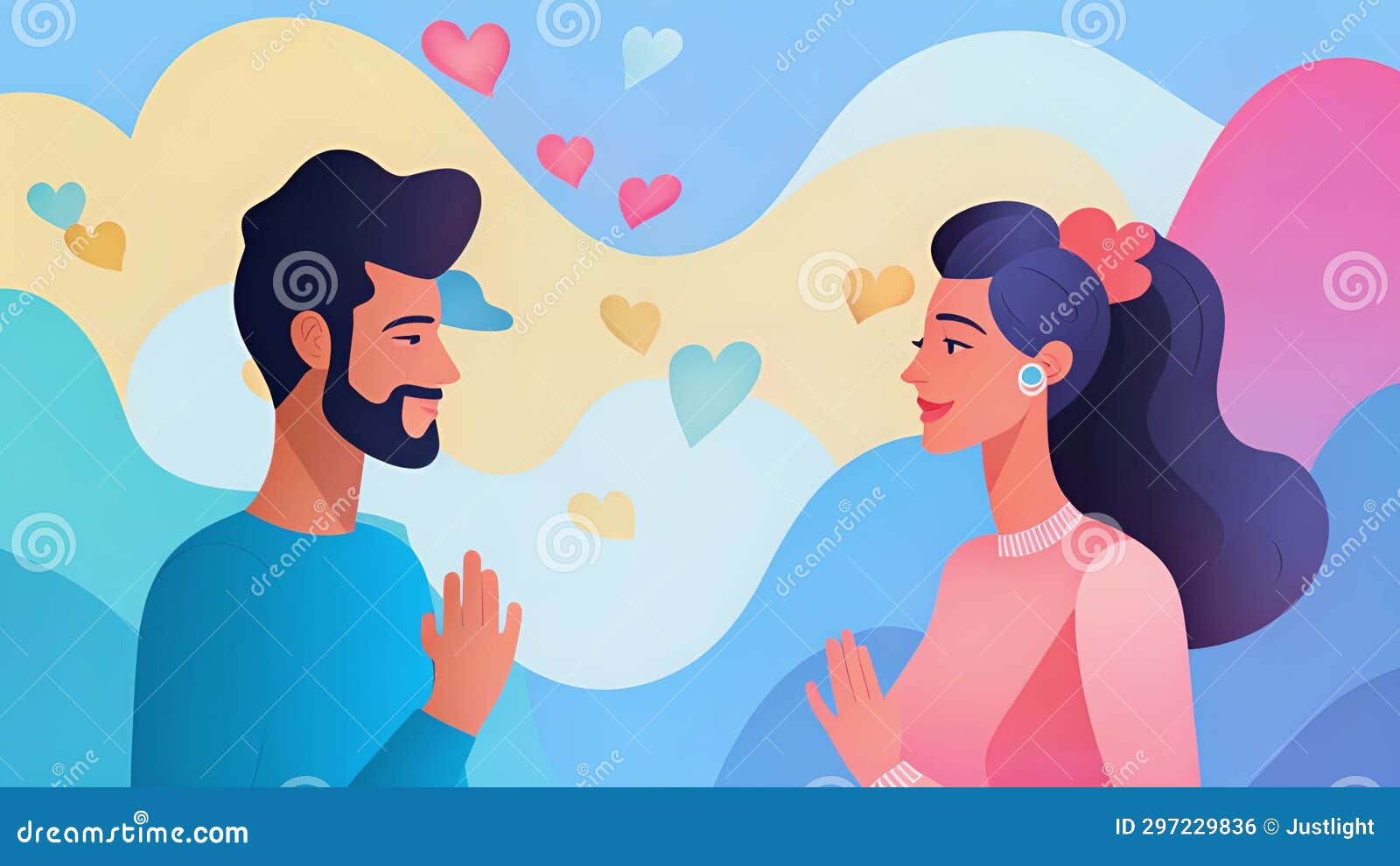 Two Characters Engage in a Conversation Where they Stock Footage ...