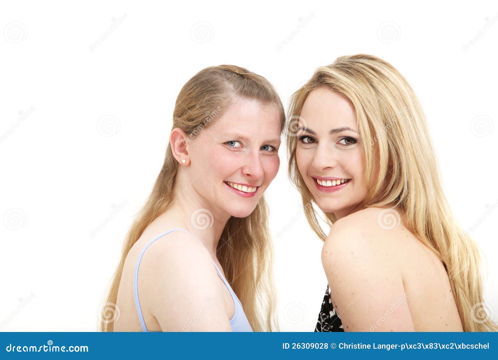 Two Cheerful Outgoing Women Stock Photo - Image of companions ...
