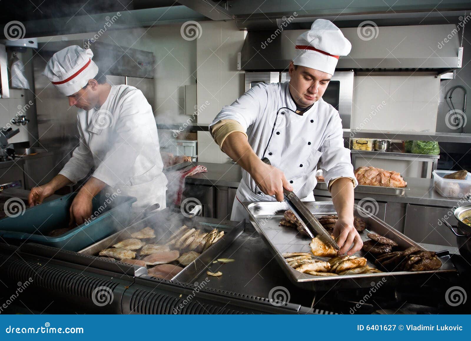 Two chefs stock image. Image of organize, cross, culinary - 6401627